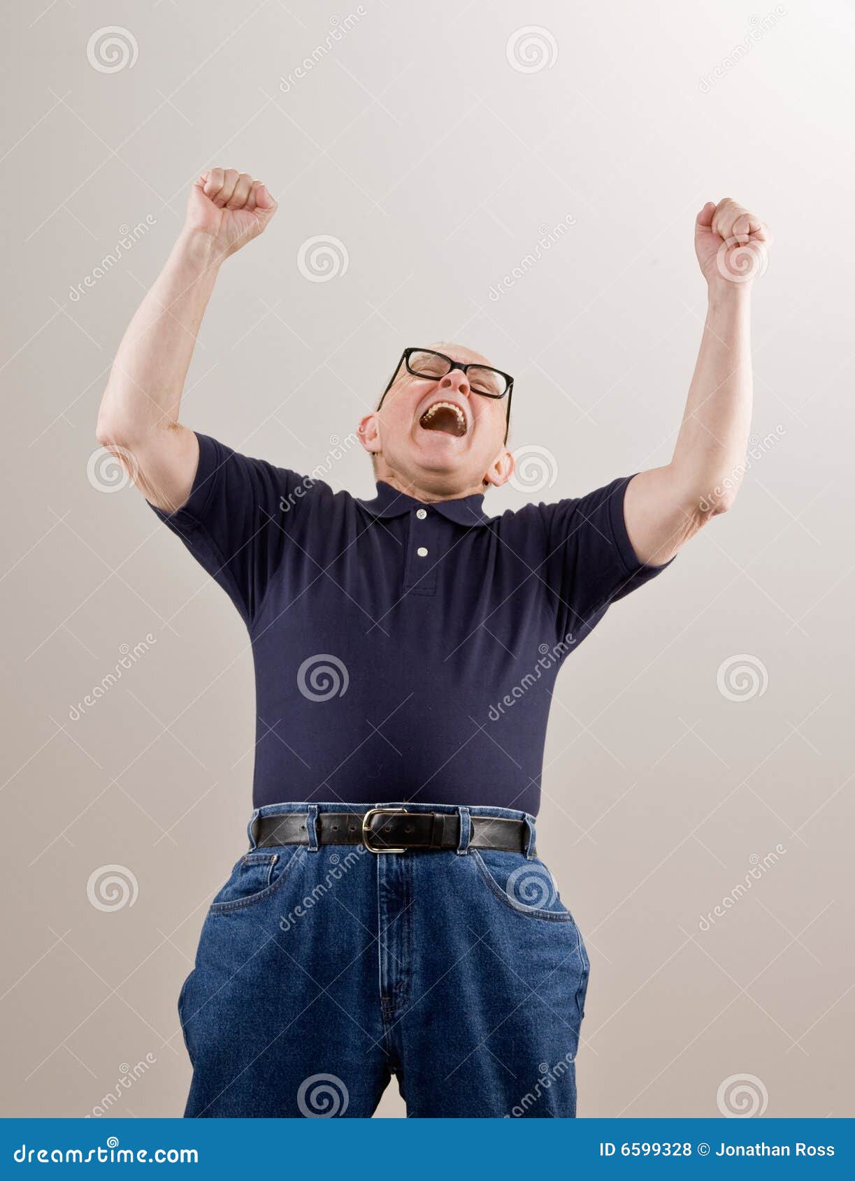 Man Cheering And Celebrating His Success Royalty Free Stock Photos ...