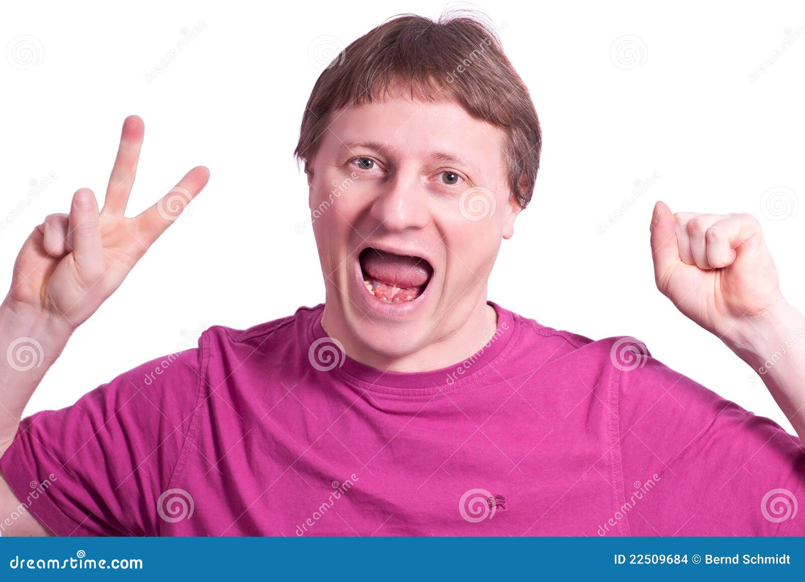 Man is cheering a victory stock photo. Image of cheerful - 22509684
