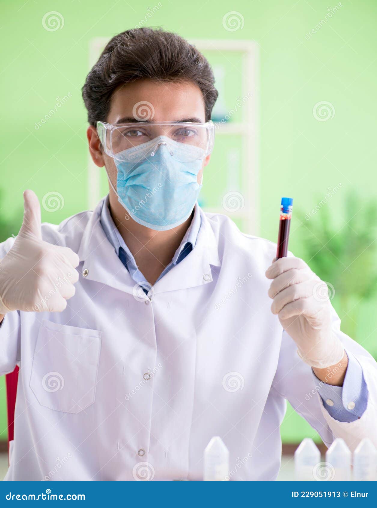Man Chemist Working in the Lab Stock Image - Image of experiment ...
