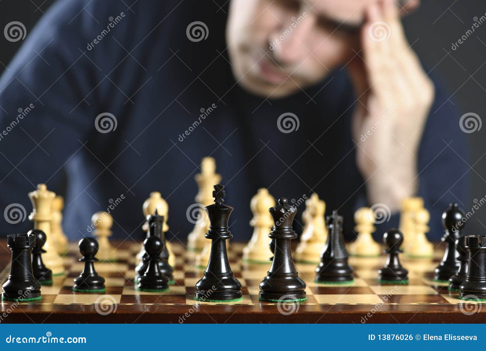 Man at chess board stock photo. Image of king, middle - 13876026