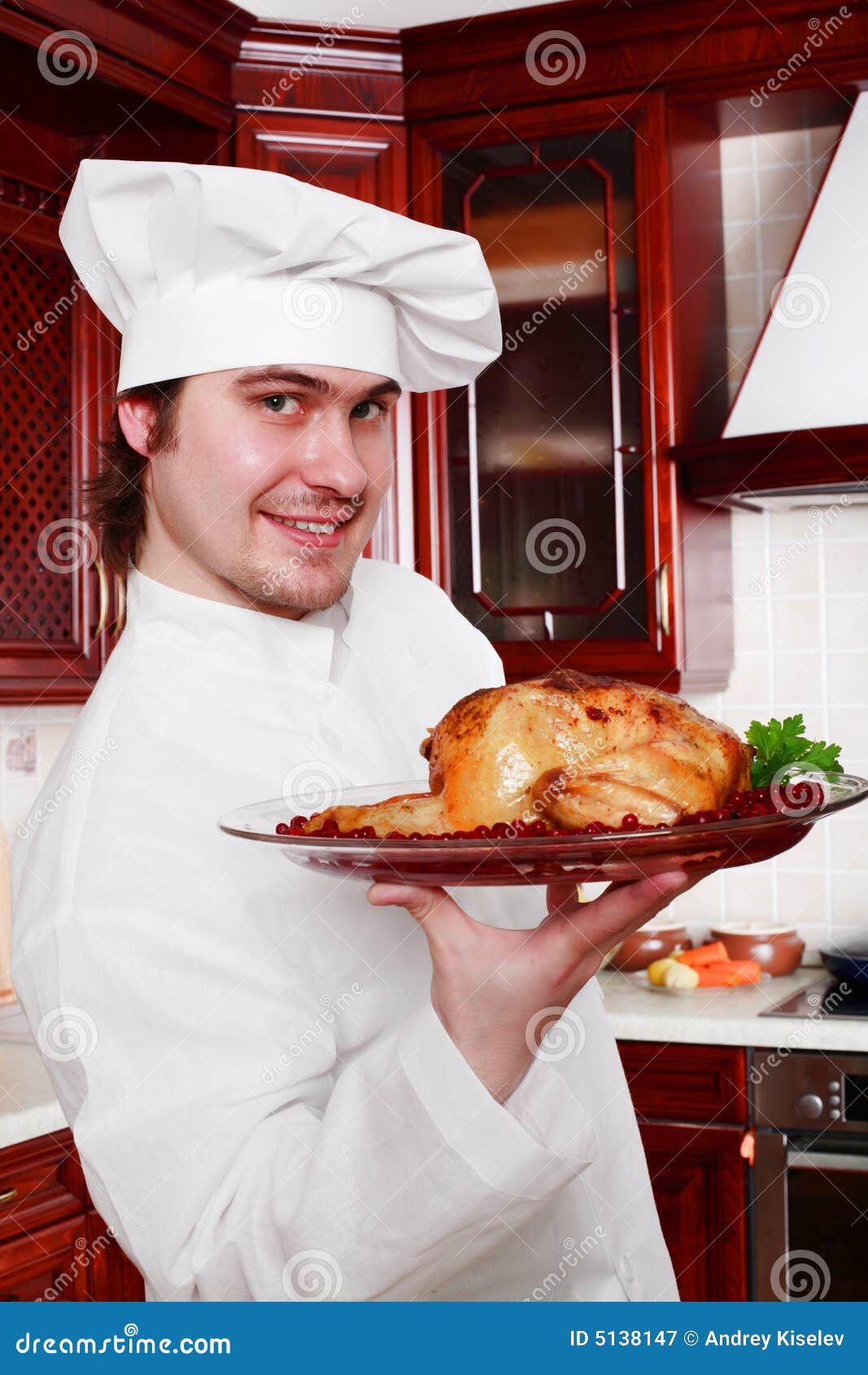 Man with chiken stock image. Image of home, education - 5138147