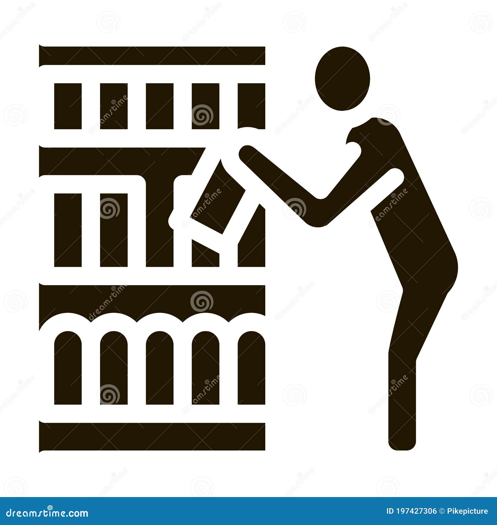 Man Choose Products Icon Vector Glyph Illustration Stock Vector ... Man Choose Products Icon Vector Glyph Illustration Stock Vector ...