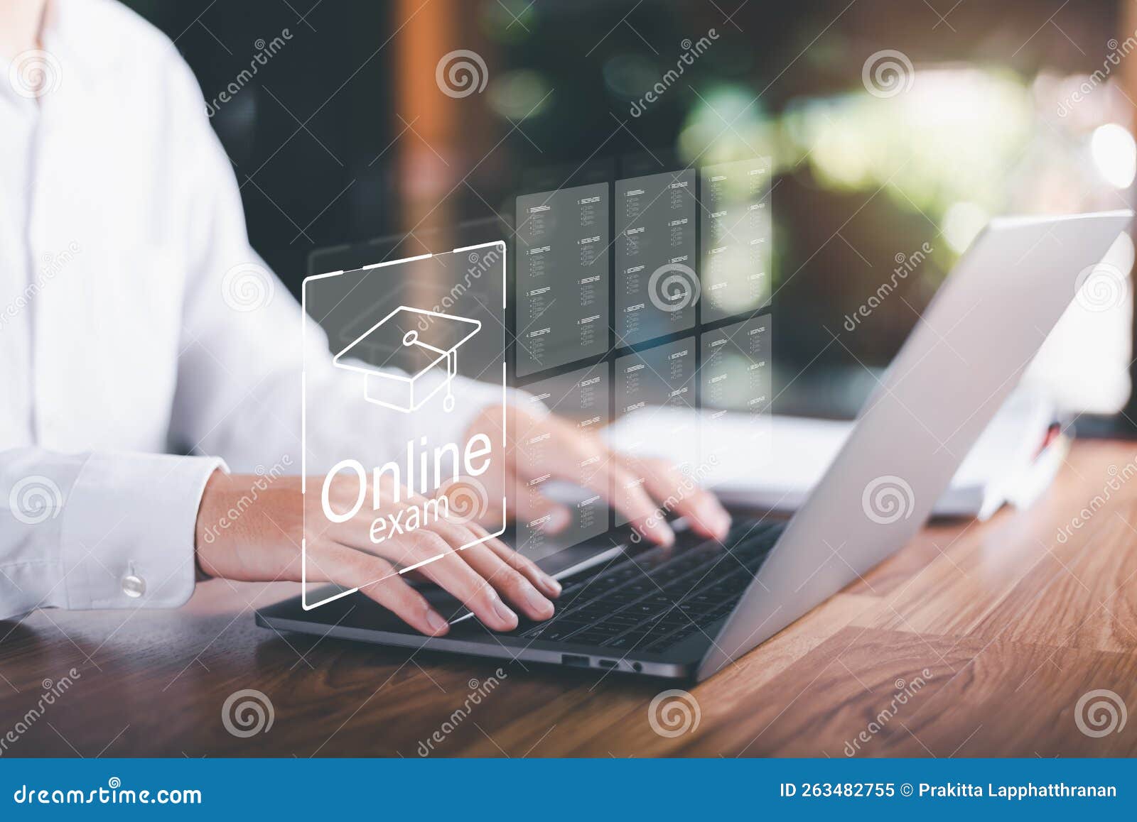 The Man Chooses the Correct Answer, Marking Online,online Survey ...