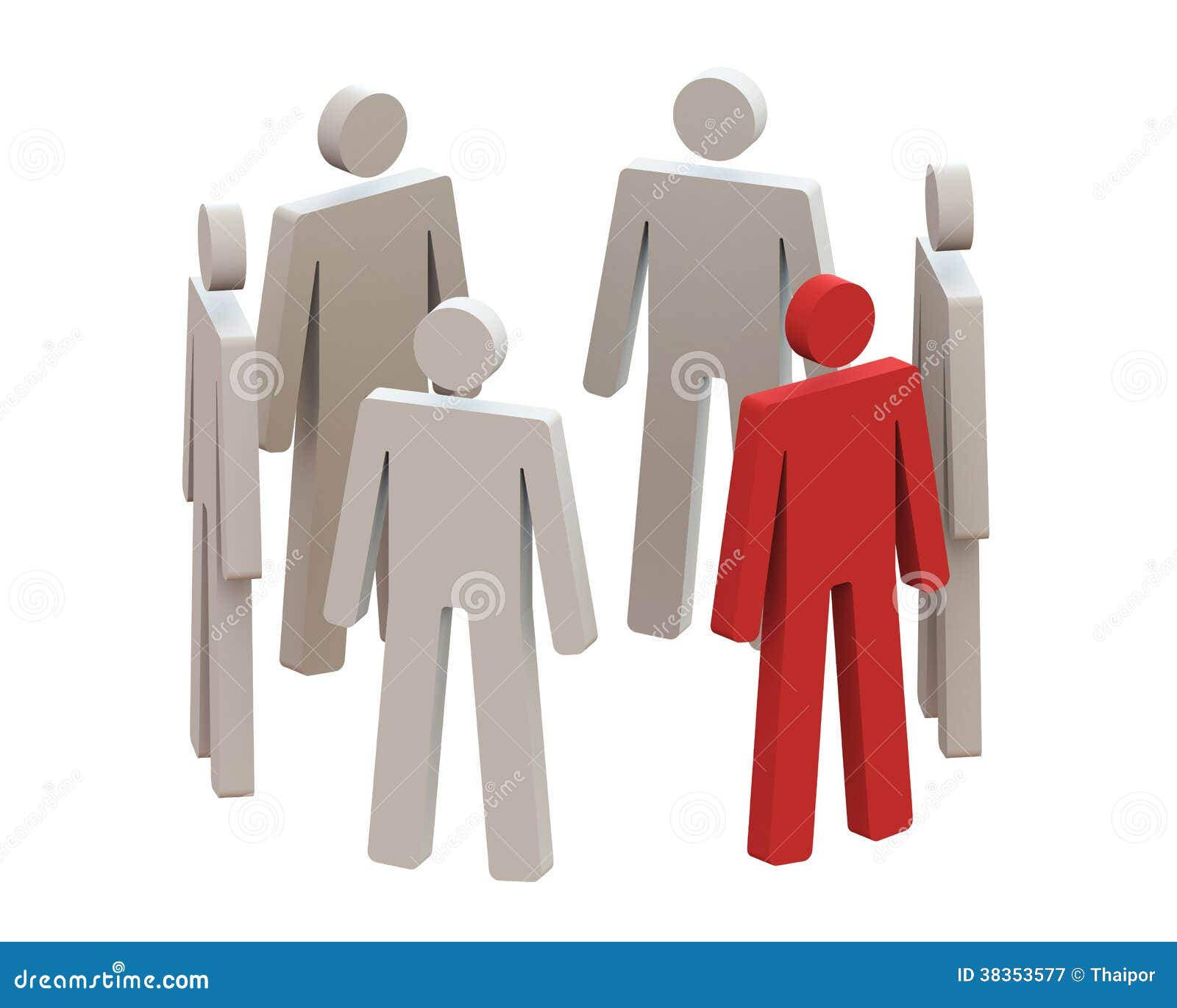 Man in circle stock illustration. Illustration of human - 38353577