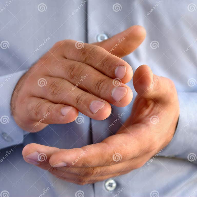 Man clapping, stock image. Image of sign, agree, clapping - 27053329
