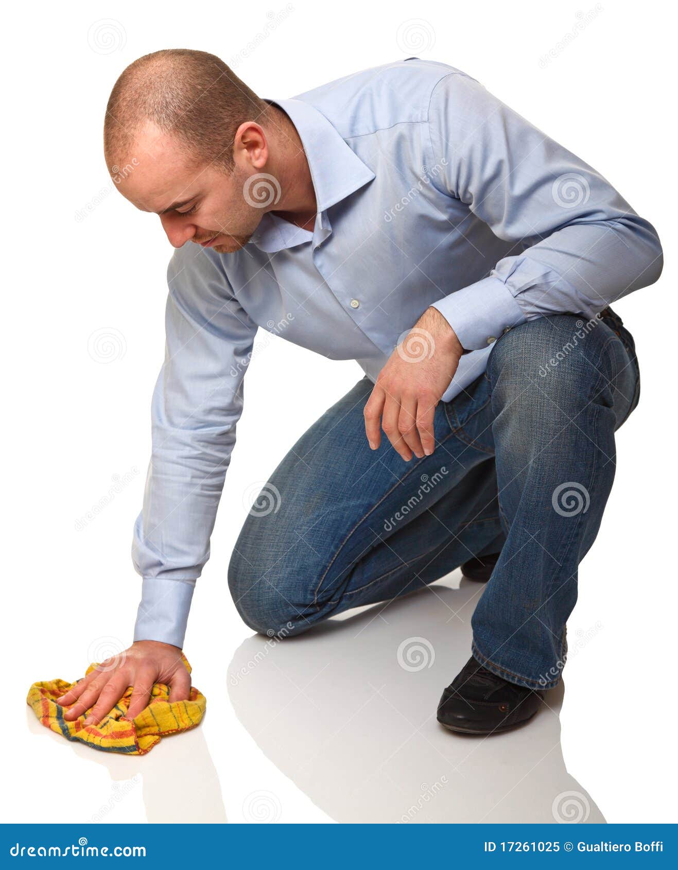 Man clean stock image. Image of duster, portrait, beautiful - 17261025