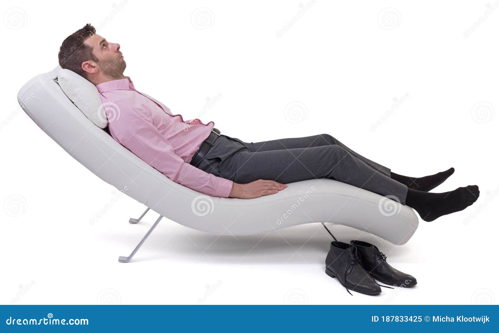 Man Client Sitting with Psychologist on the Comfortable Couch Stock ...