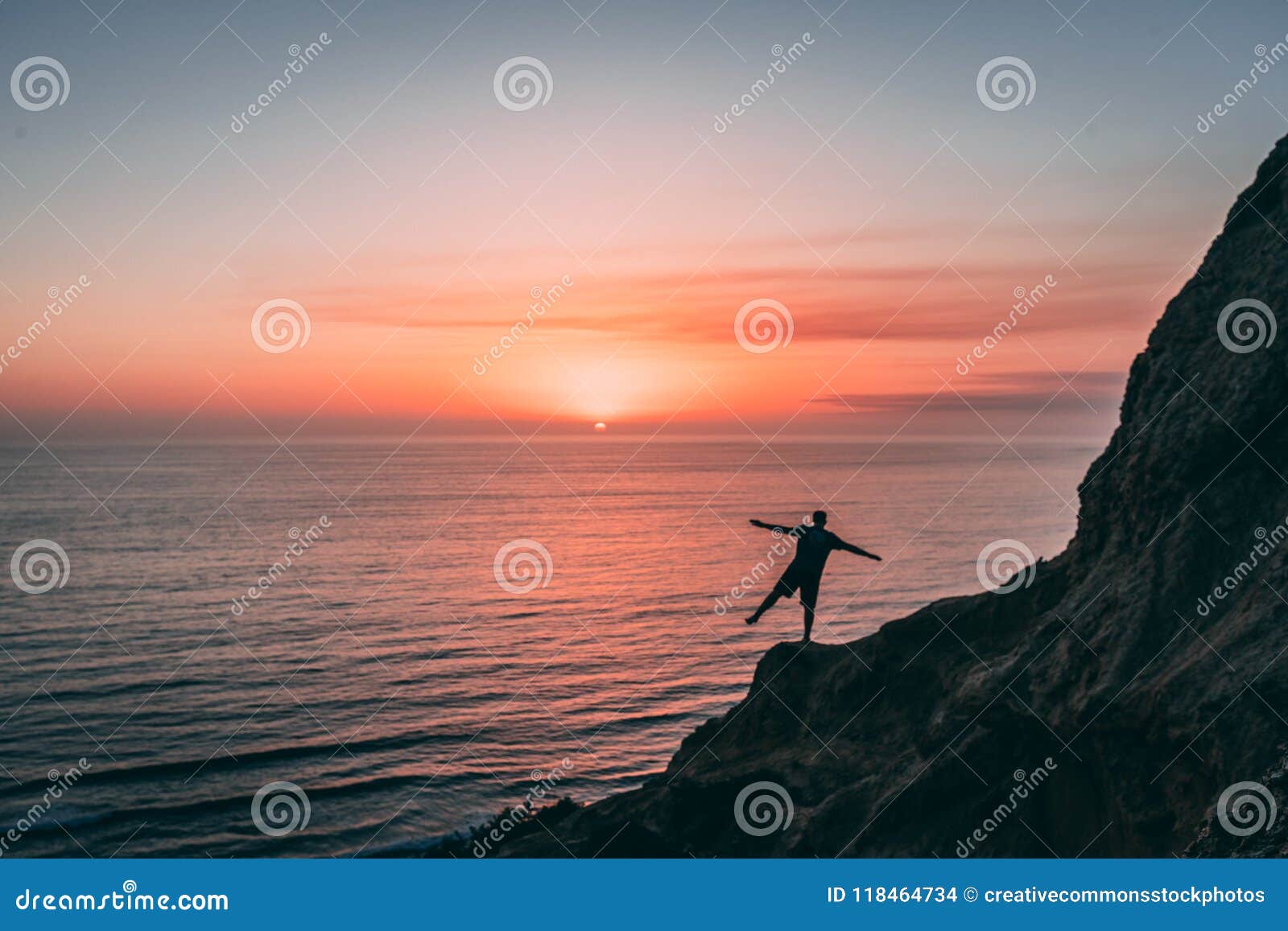Man On Cliff Picture. Image: 118464734