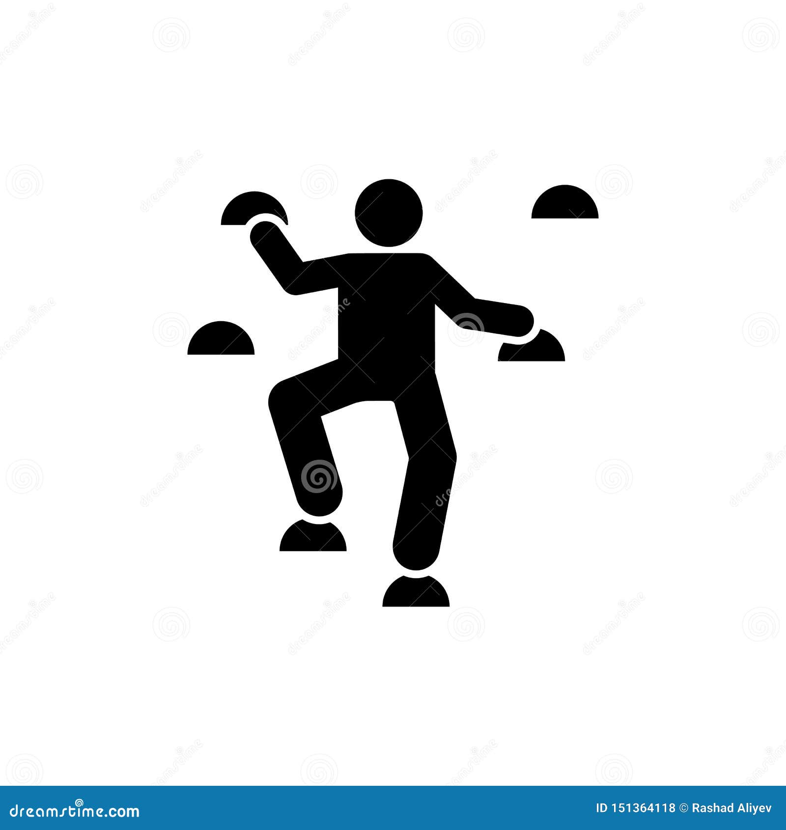 Man Climbing Adventure Icon. Element of Pictogram Adventure ...