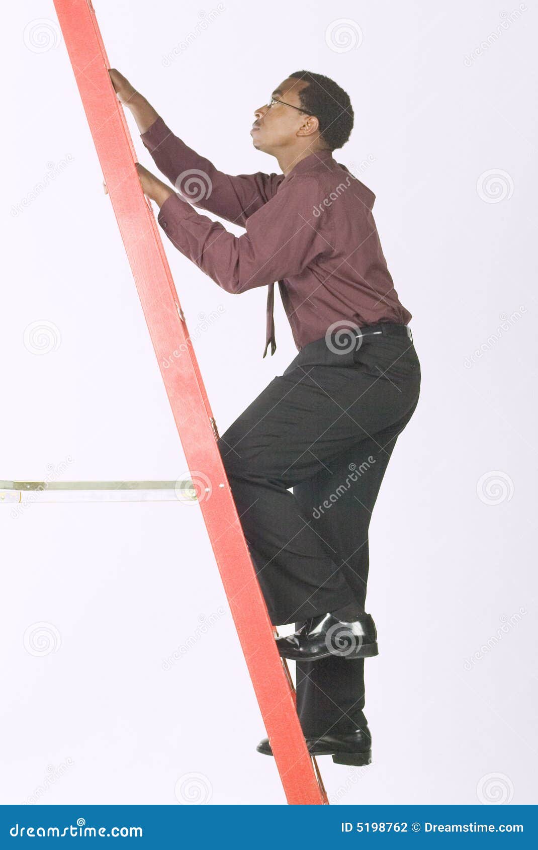 Man climbing ladder stock photo. Image of rivalry, opportunity - 5198762