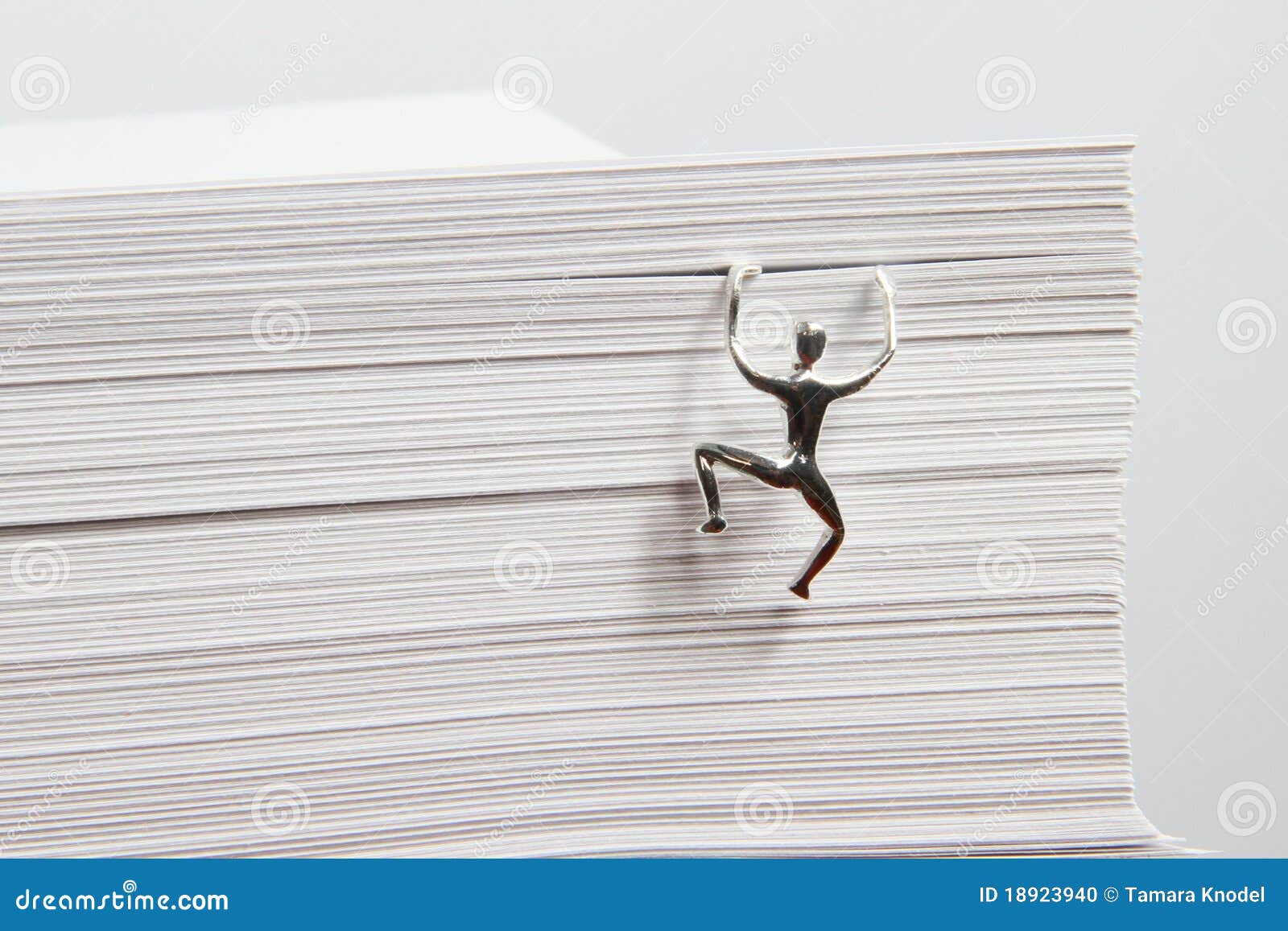 Man Climbing Stack of Paper Stock Photo - Image of frame, climb: 18923940