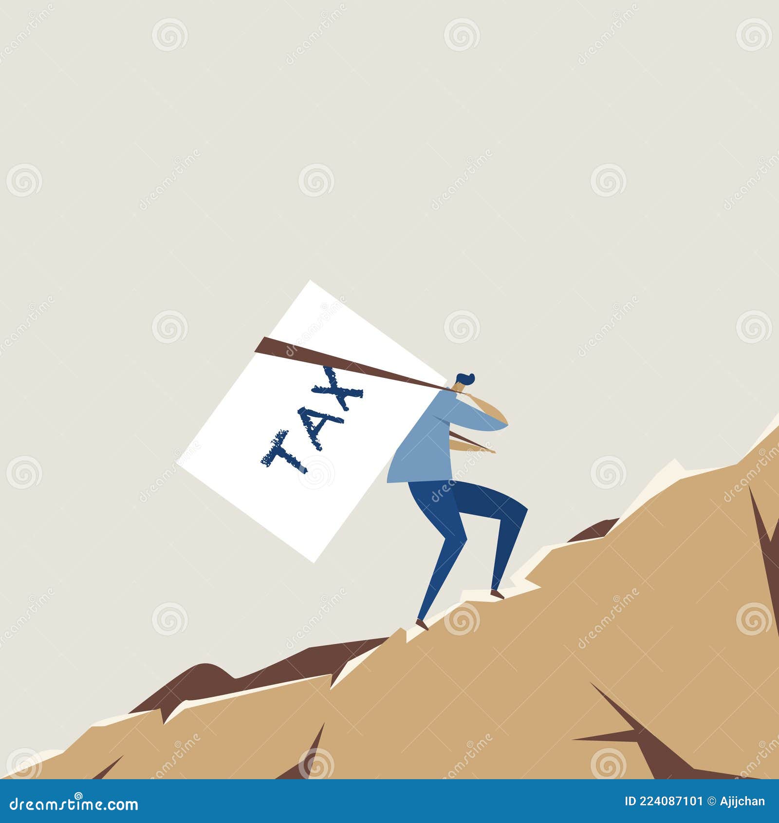 3d Person With Heavy Red Question Mark Stock Photo | CartoonDealer.com ...