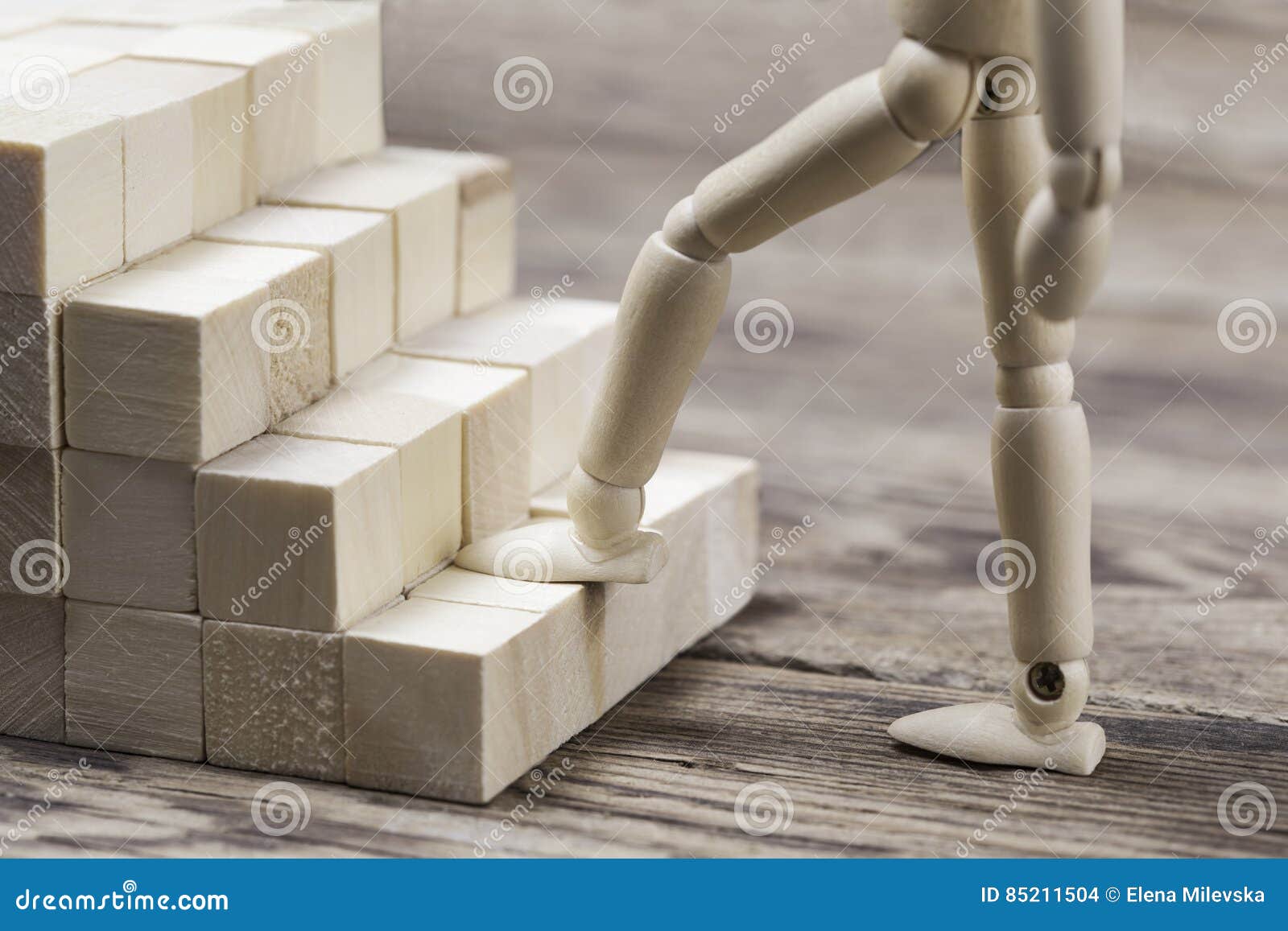 Man Climbing Up To High Stack Stock Photo - Image of desire, body: 85211504