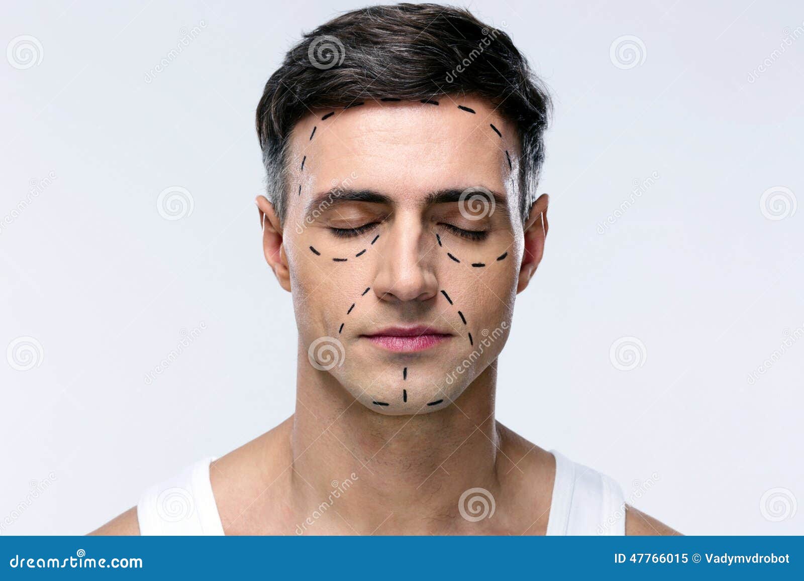 Man with closed eyes stock image. Image of lifestyle - 47766015