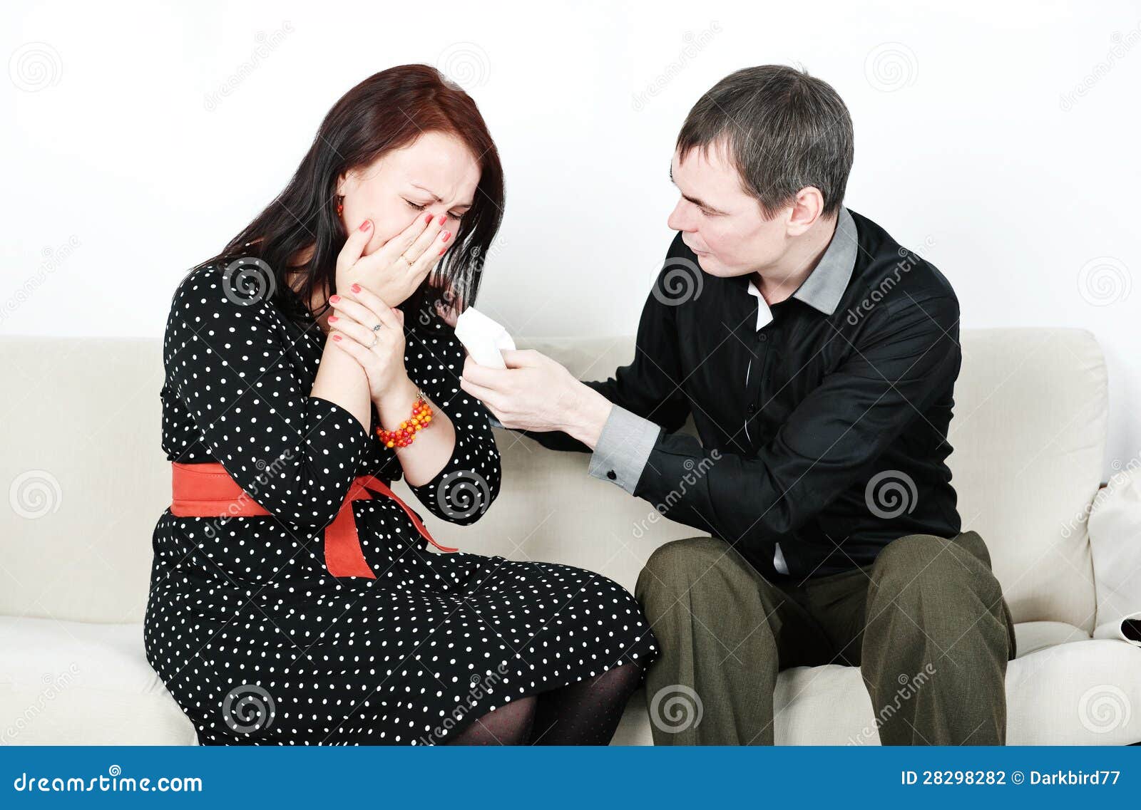 Man Comforting His Crying Man Stock Photo - Image of couple, love: 28298282