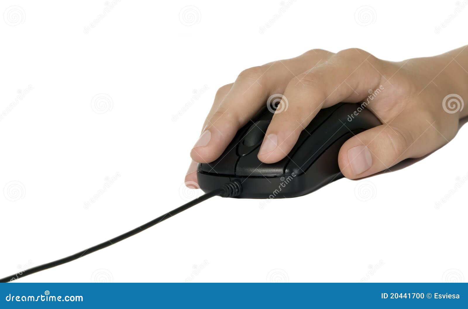 Man and computer mouse stock photo. Image of communication - 20441700
