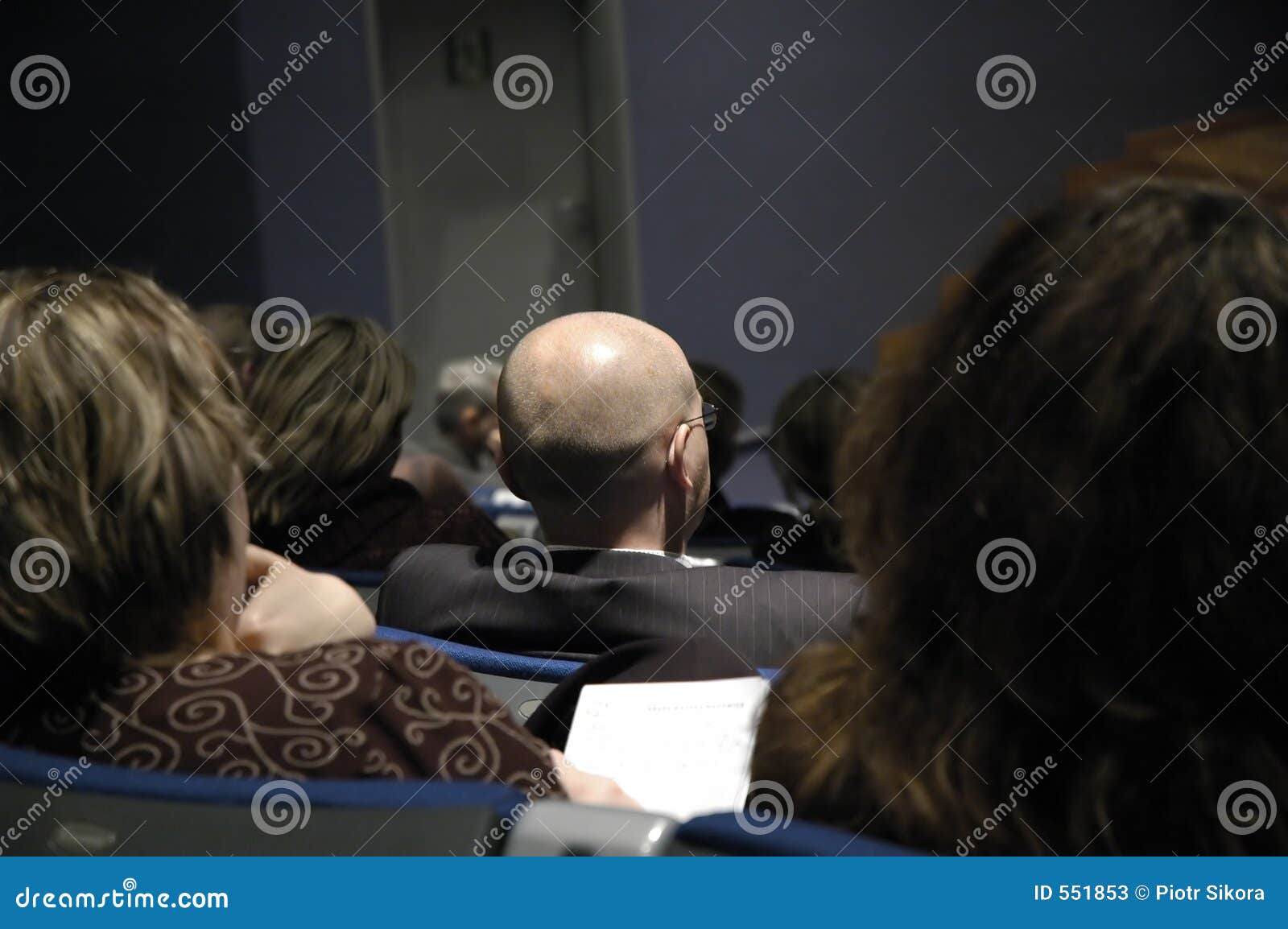 Man during conference editorial stock photo. Image of speak - 551853