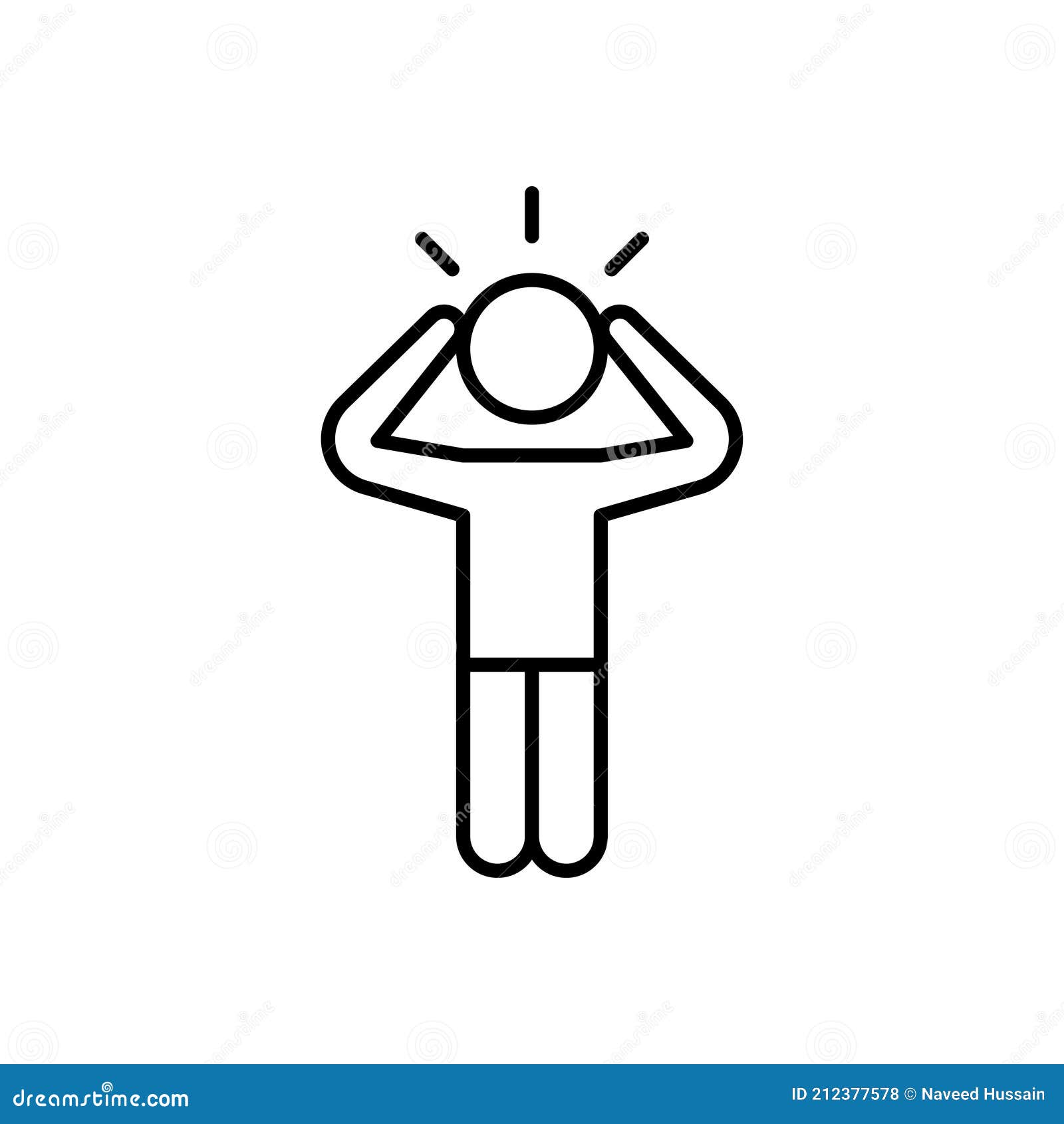 Man confused stock vector. Illustration of isolated - 212377578