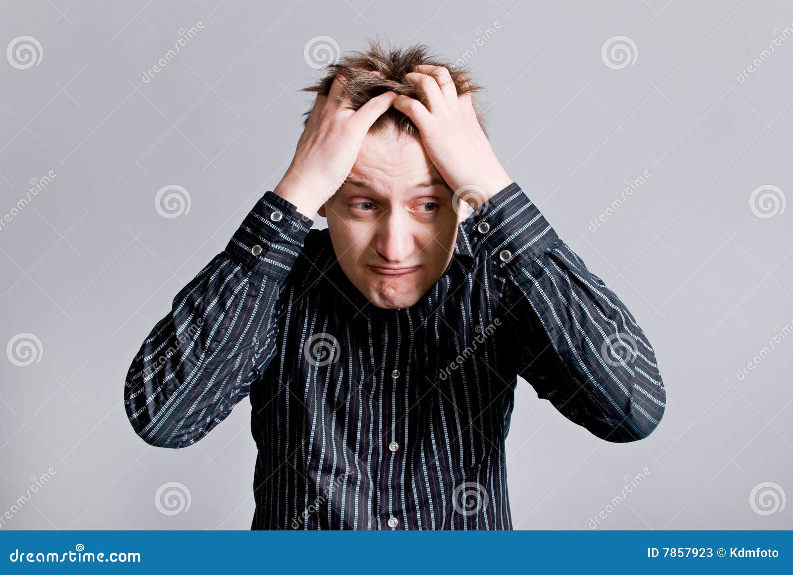 Man in confusion stock image. Image of expression, problem - 7857923