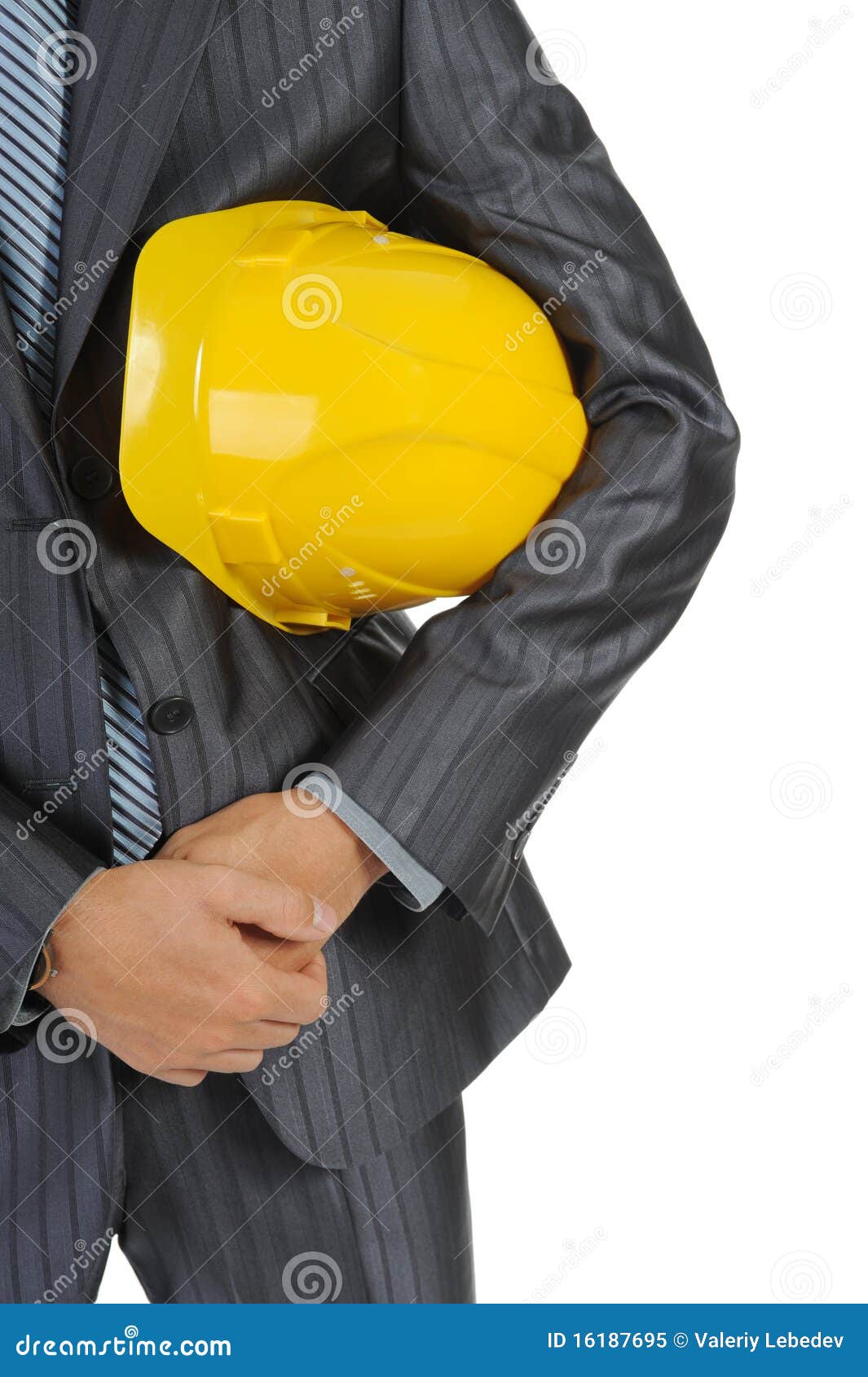 Man with Construction Helmet Stock Image - Image of builder, holding ...