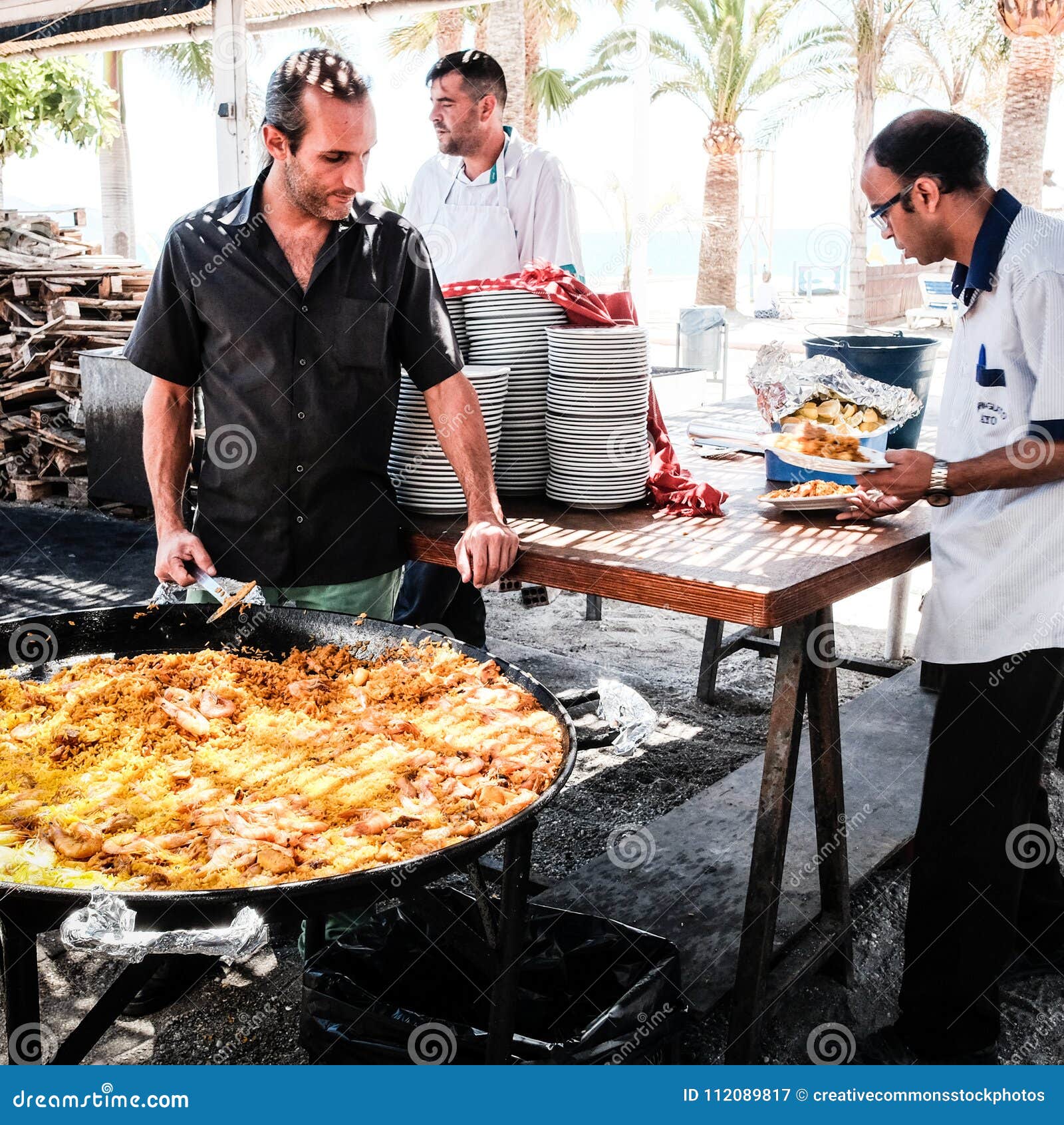 Man Cooking Biryani Picture. Image: 112089817