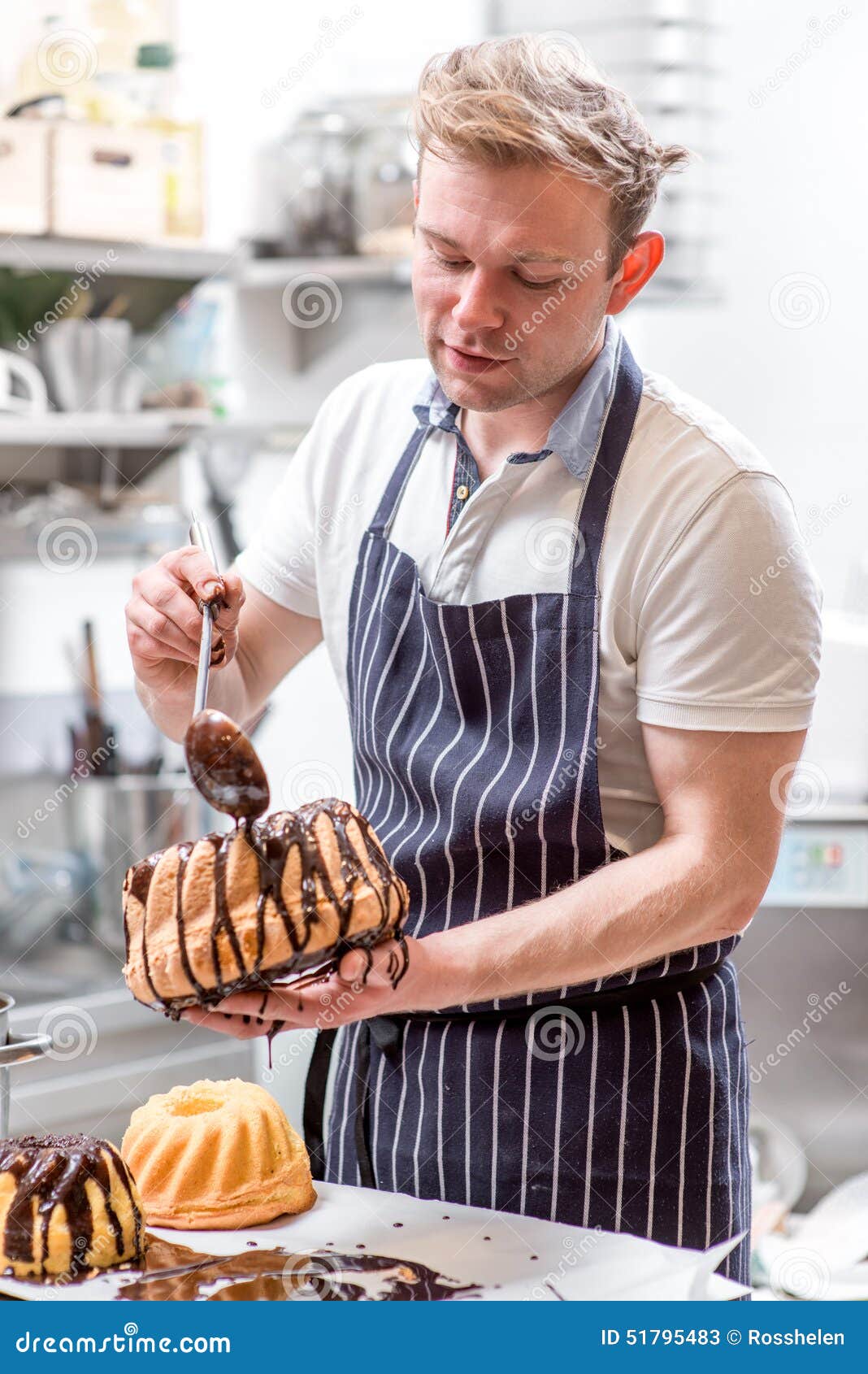 Man cooking for Easter stock image. Image of cuisine - 51795483