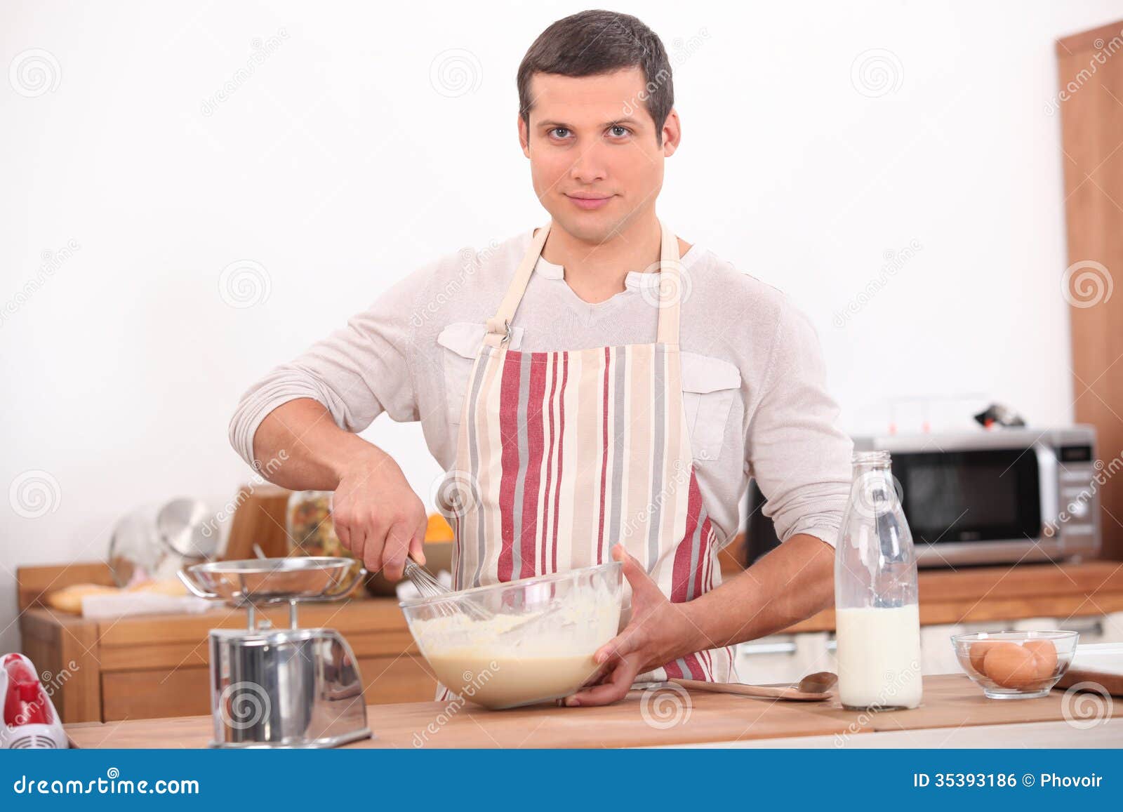 Man cooking stock photo. Image of balance, hobby, furniture - 35393186