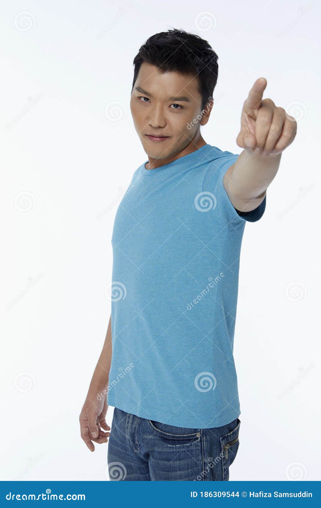 Man with Cool Attitude Showing Hand Gesture Stock Photo - Image of ...