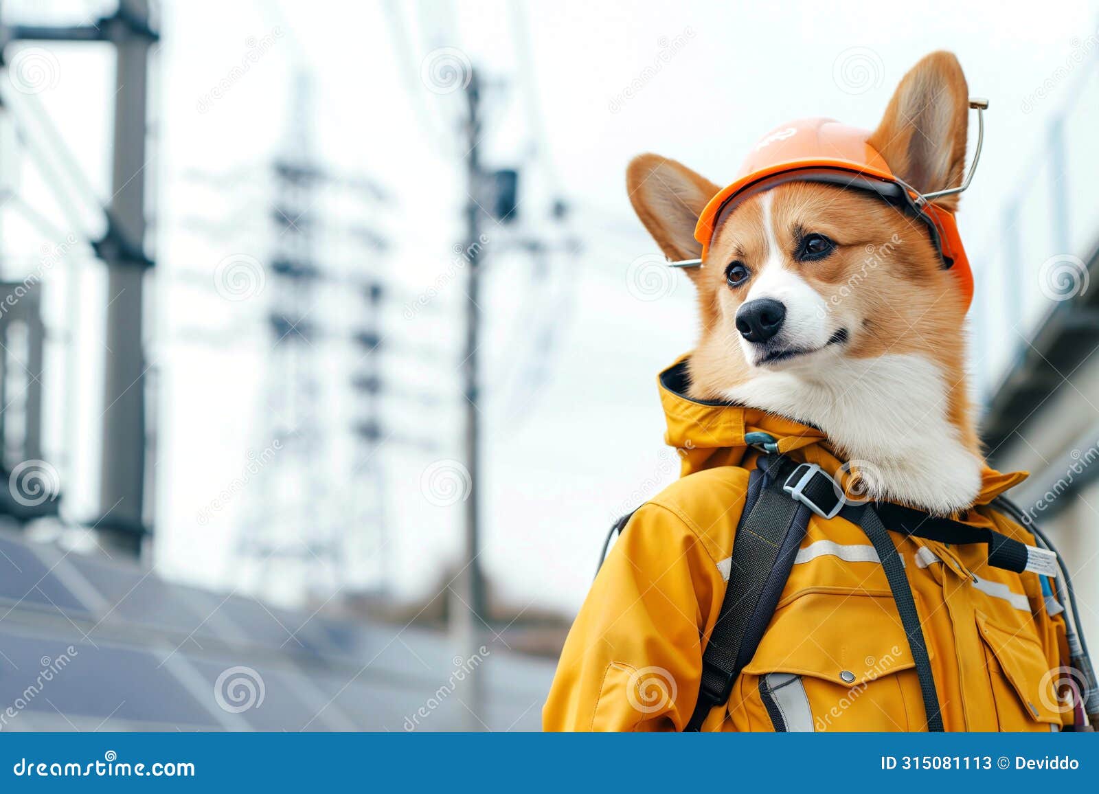 Man with a Corgi head stock illustration. Illustration of corgi - 315081113