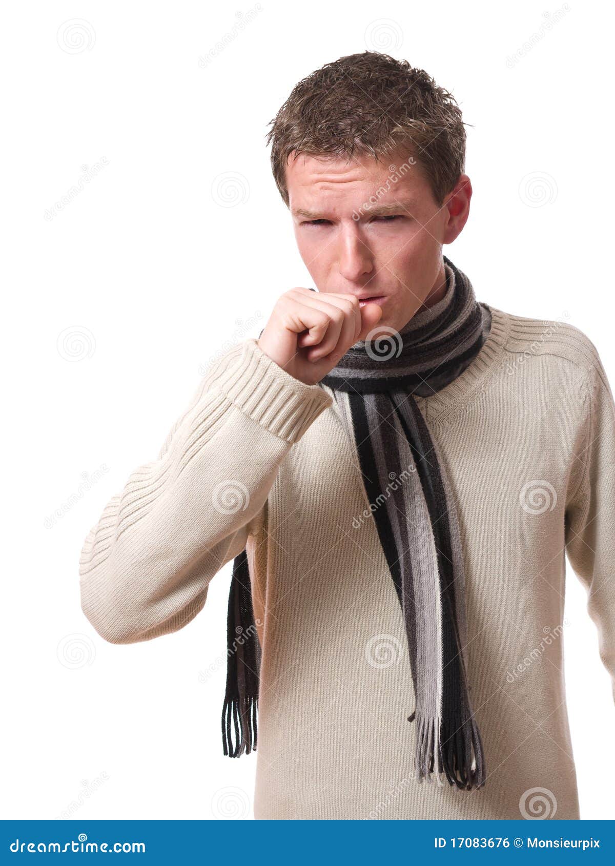 Man Coughing Royalty Free Stock Image - Image: 17083676