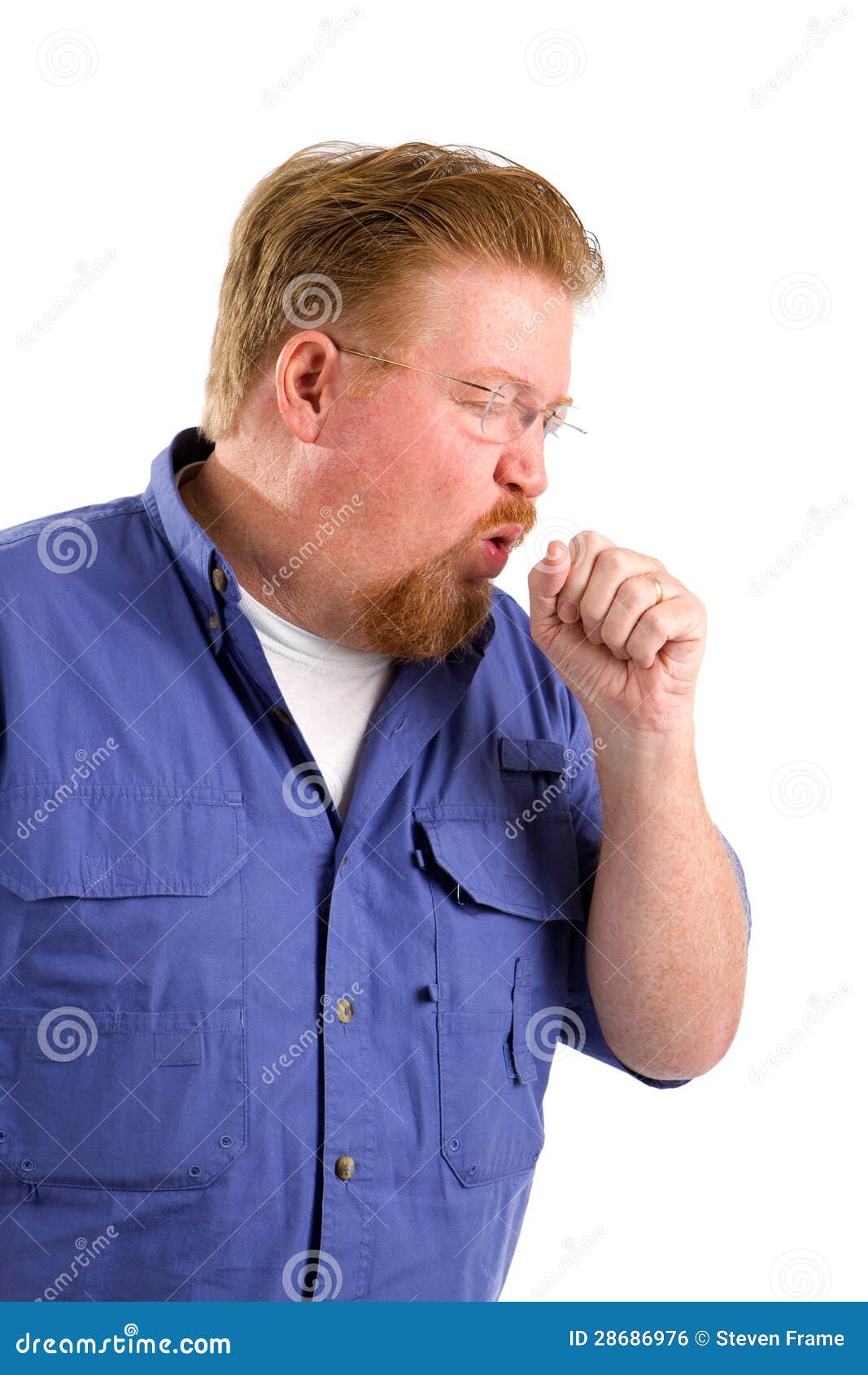 Man Coughing stock photo. Image of mucus, respiratory - 28686976