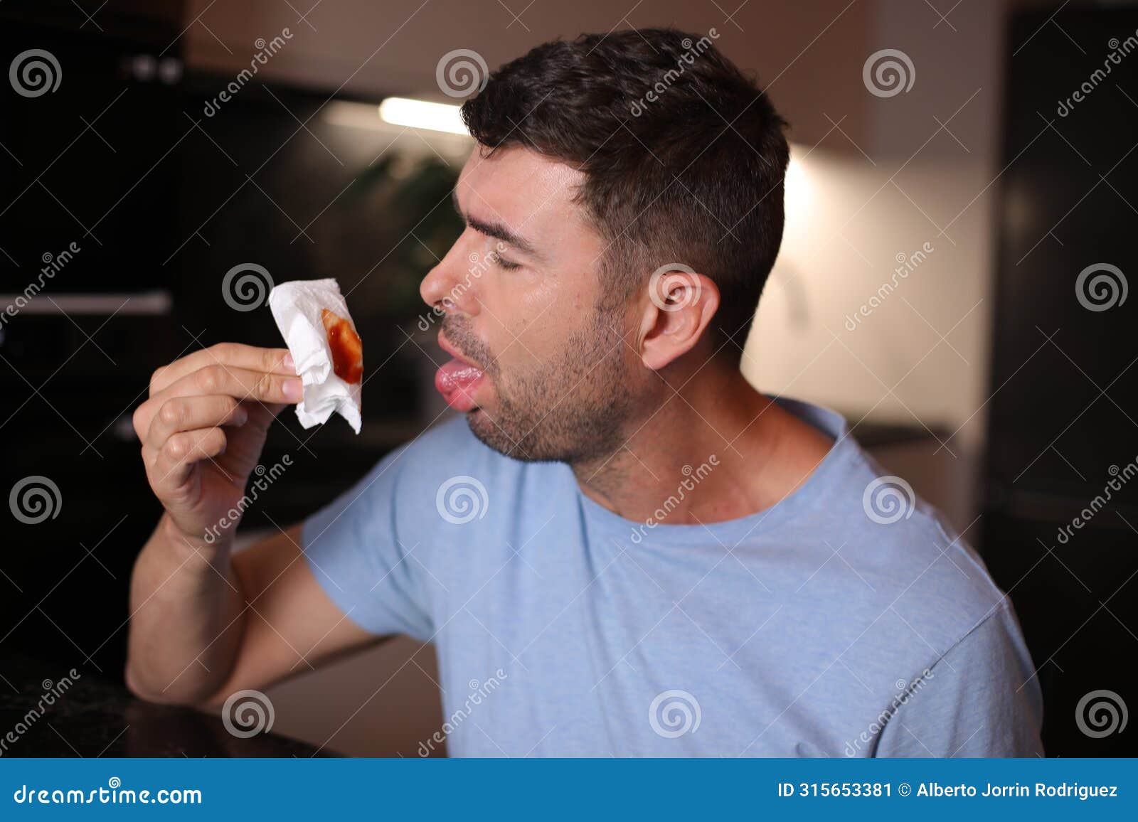 Man Coughing Saliva with Blood Stock Image - Image of lungs, health ...