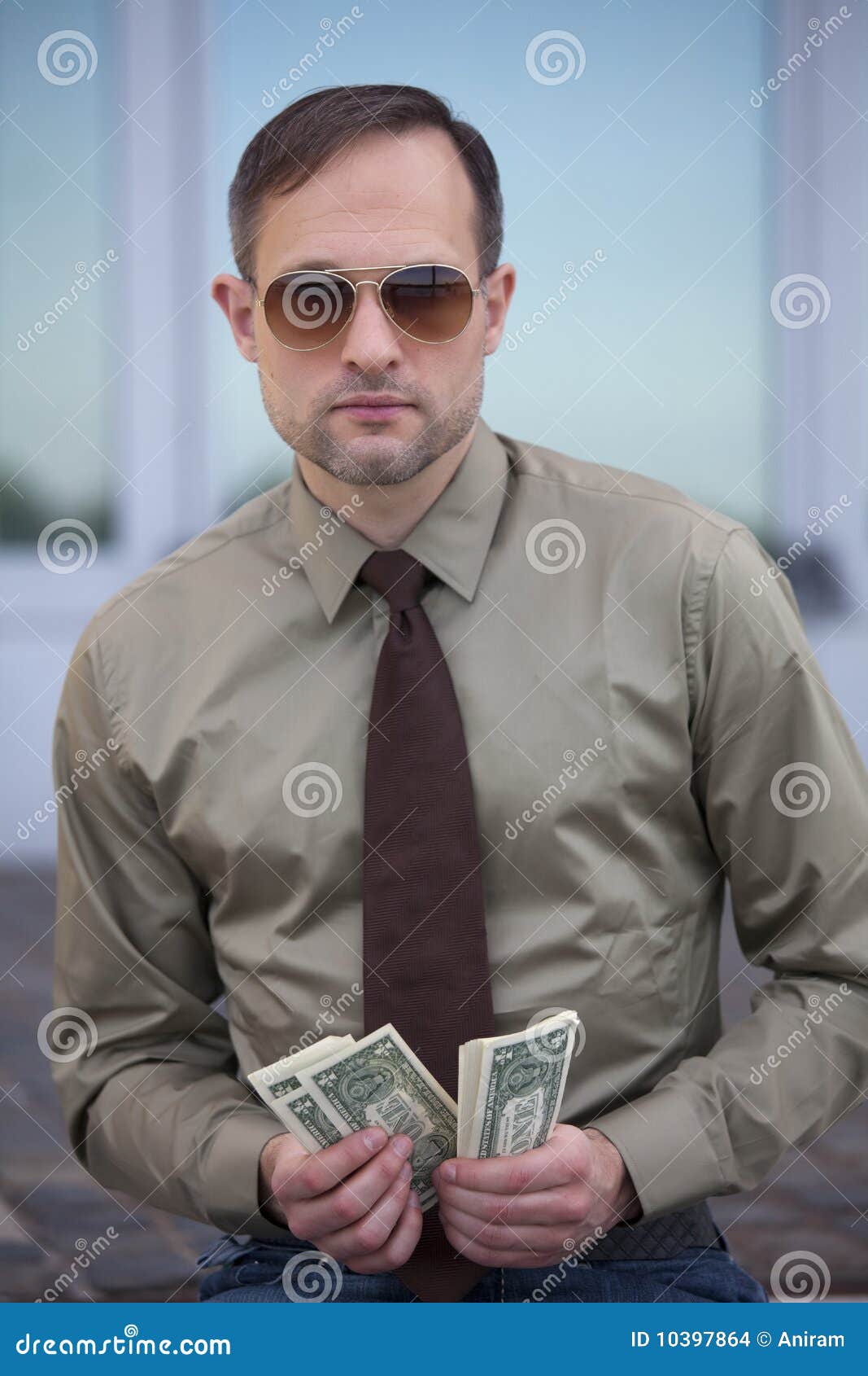 Man counting the money stock photo. Image of adult, shirt - 10397864