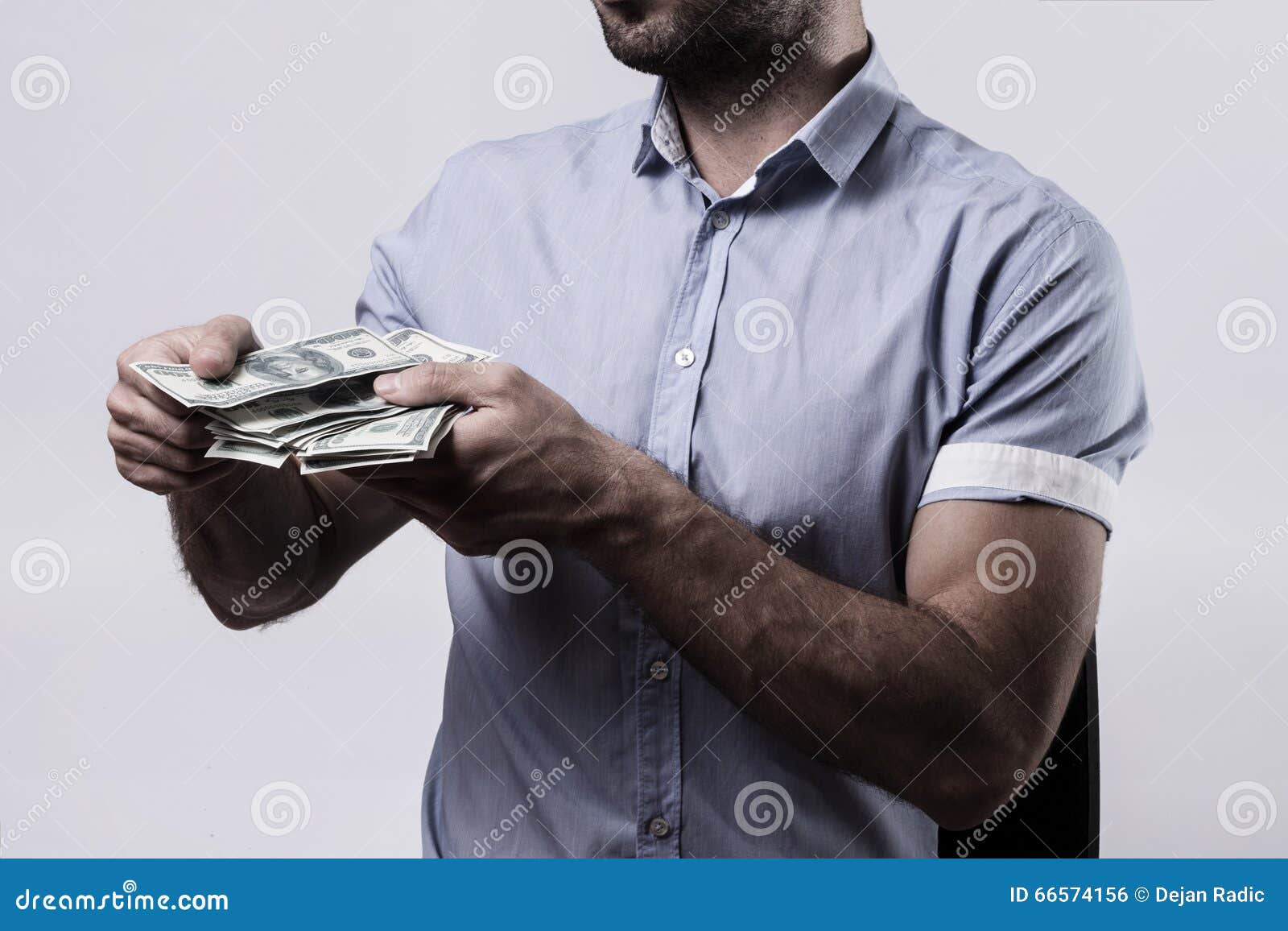 Man counting money stock photo. Image of bill, finance - 66574156