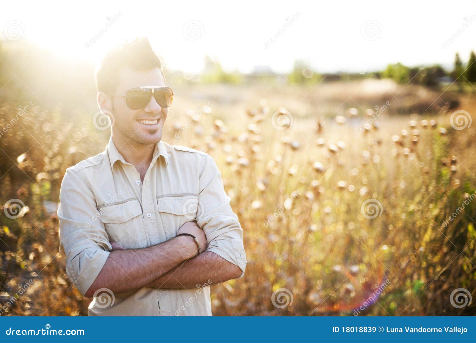 Man in the country stock image. Image of happiness, country - 18018839