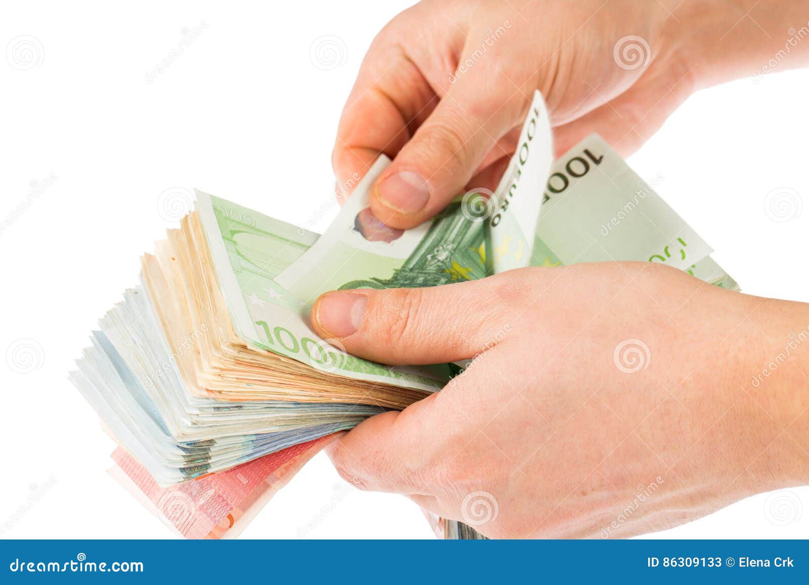 Man couting money stock image. Image of bank, financial - 86309133