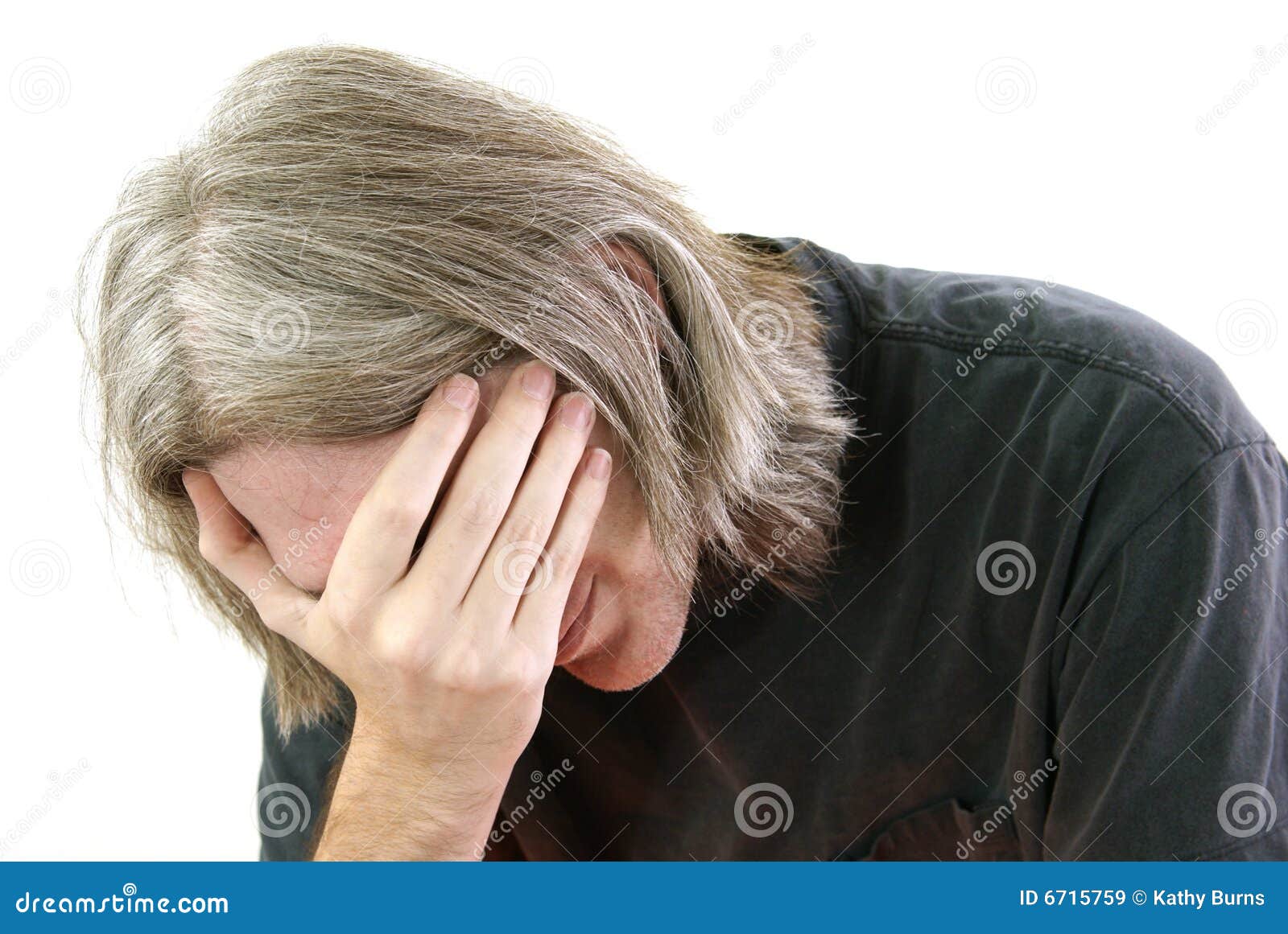 Man Covering Face stock image. Image of hair, mouth, eyes - 6715759