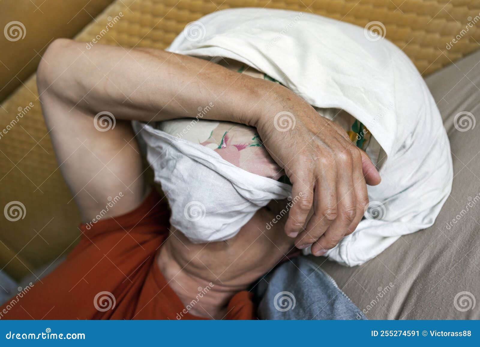 Sleeping in a daytime stock image. Image of male, snore - 255274591