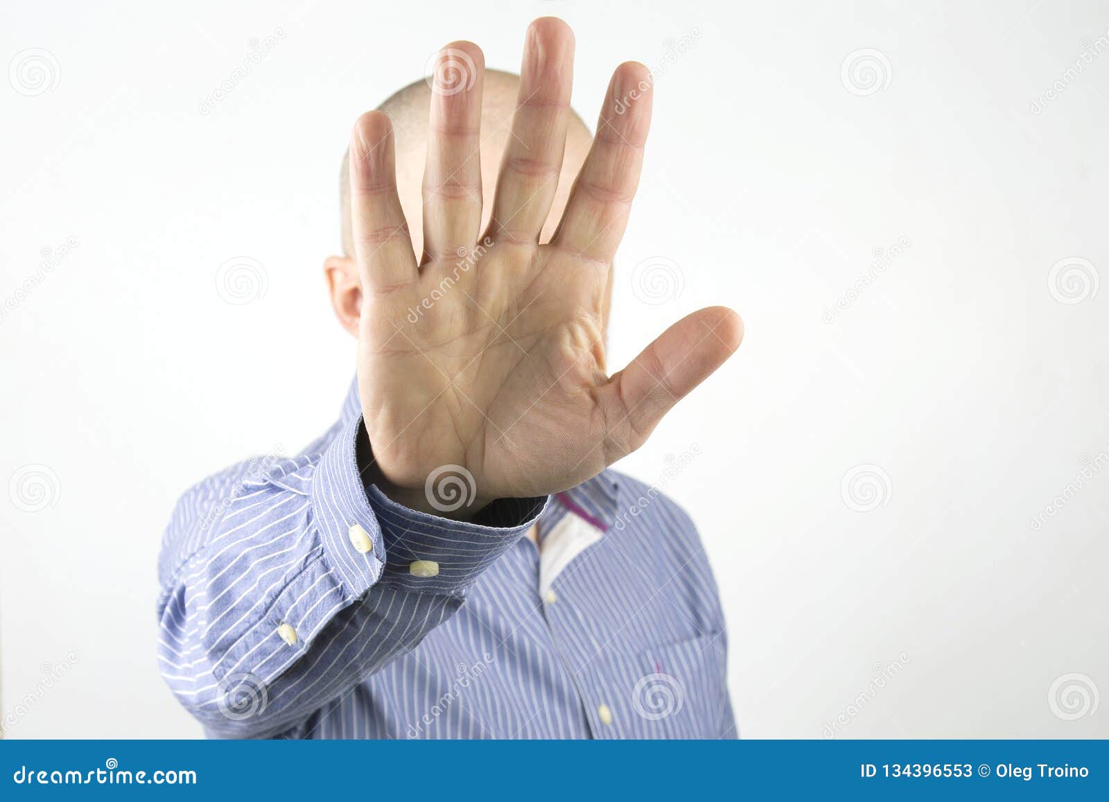 Man Covers His Face with His Hand Stock Image - Image of despair ...