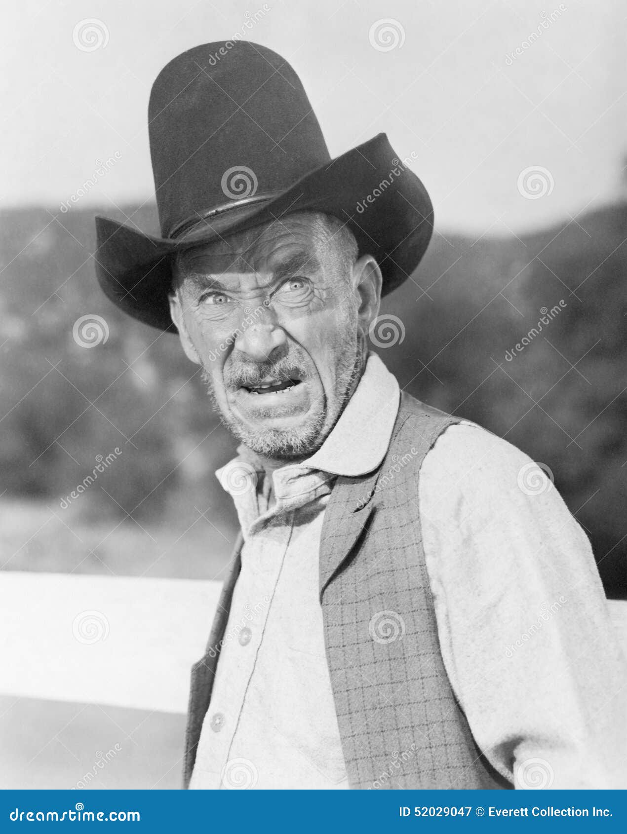 Angry Cowboy Cocking His Mare`s Leg Weapon Stock Photo | CartoonDealer ...