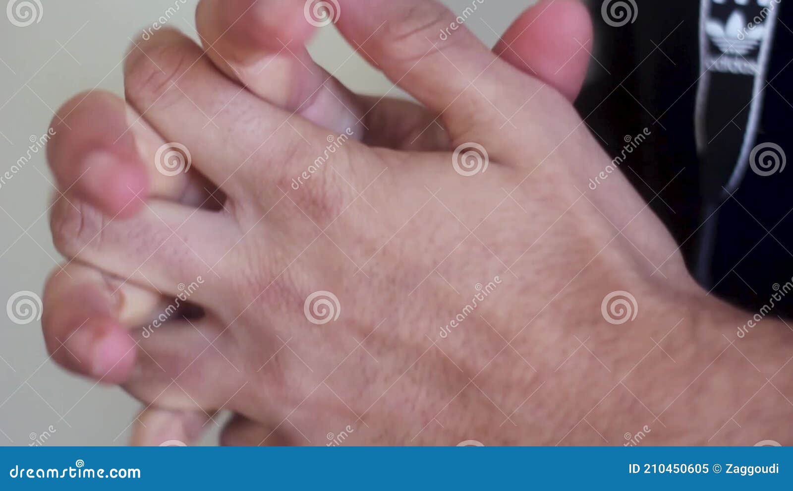 Man Cracking Finger Knuckles or Joints Stock Video - Video of hand ...