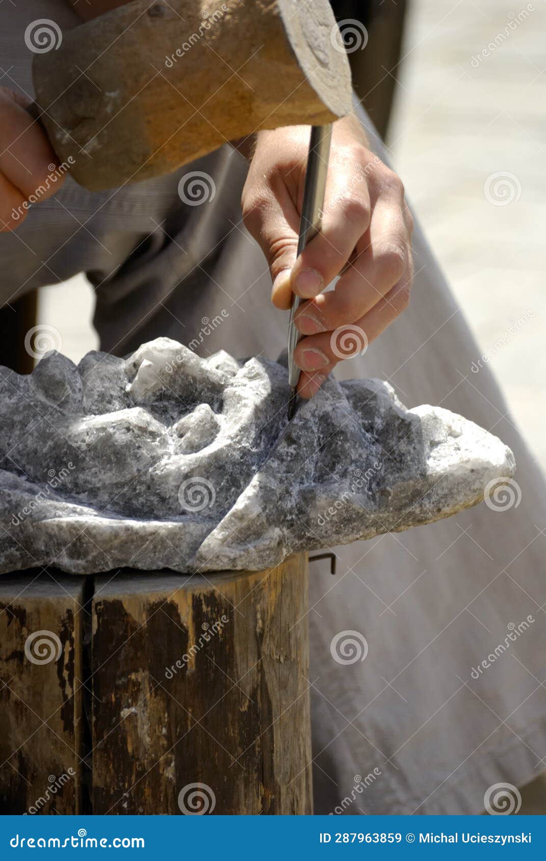 Man Creates Art Stock Image Image Of Create People 287963859