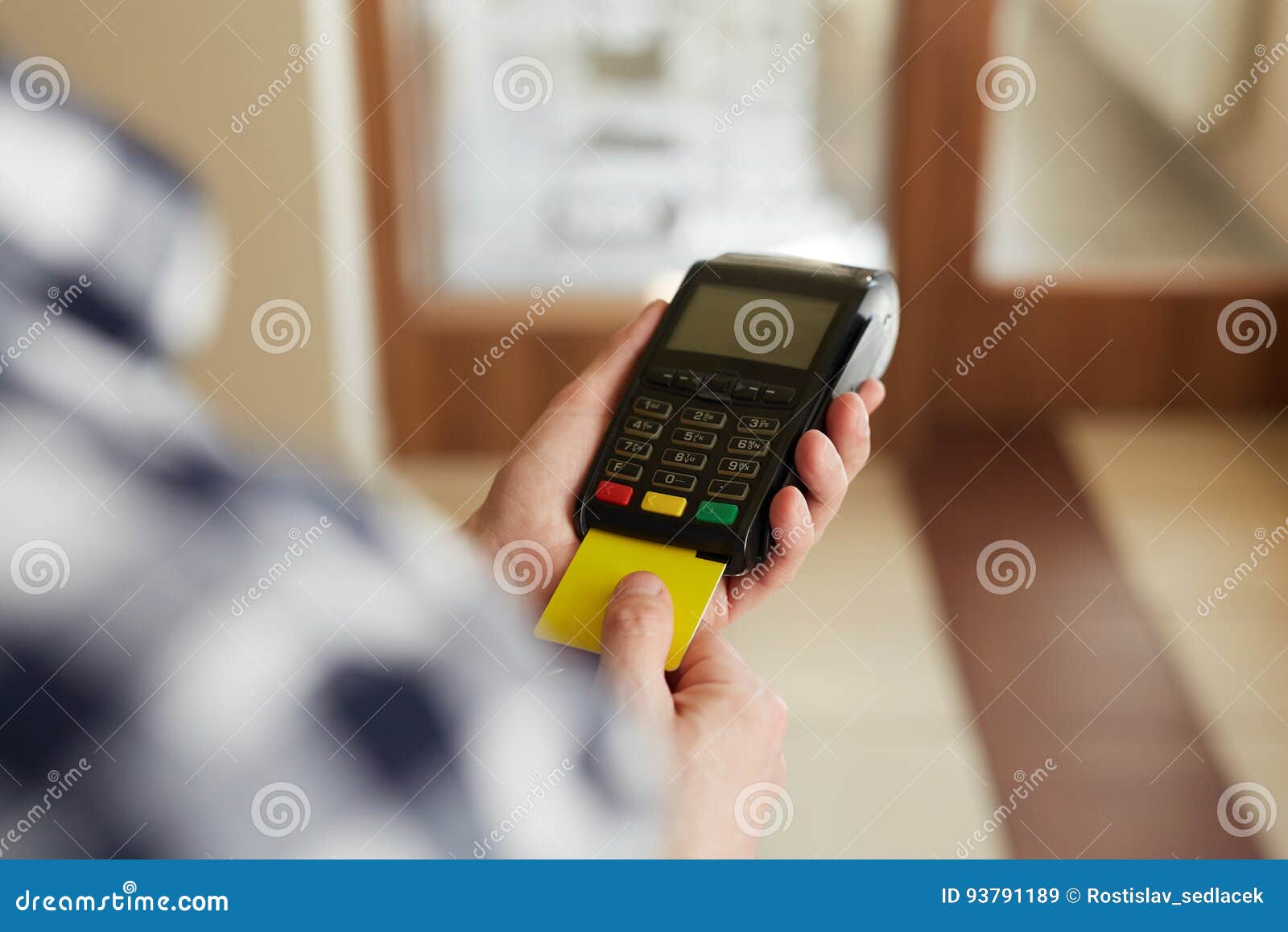 Man with Credit Card and Payment Terminal Stock Image - Image of device ... Man with Credit Card and Payment Terminal Stock Image - Image of device ...