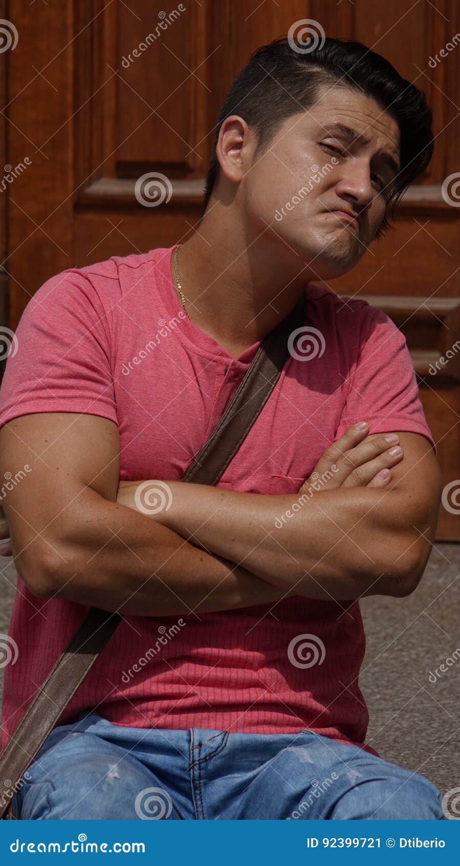 Man with Crossed Arms stock image. Image of crossed, male - 92399721