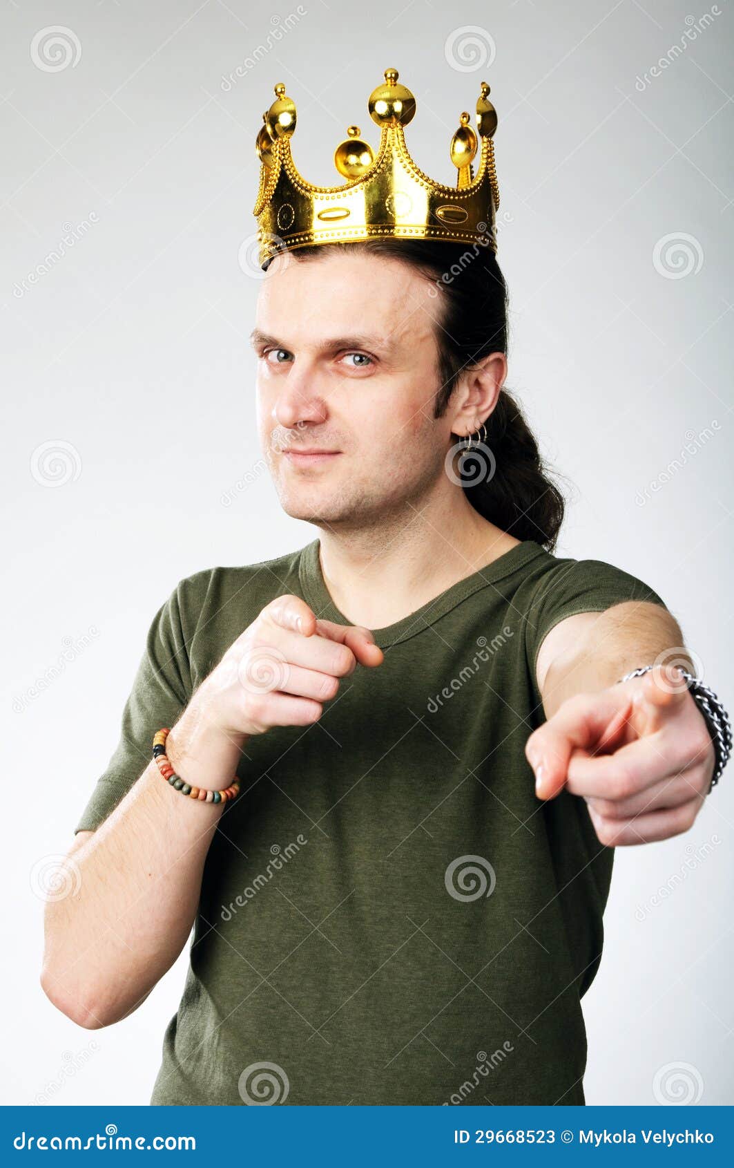 Man With Crown Stock Photos - Image: 29668523
