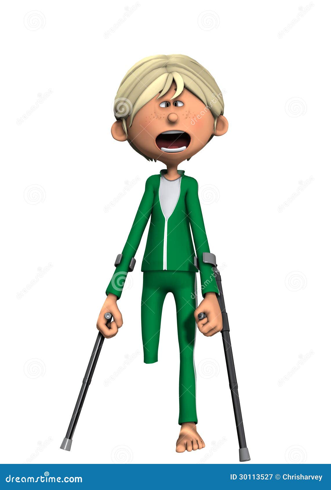 Man Who Lost His Leg stock illustration. Illustration of injury - 30113527