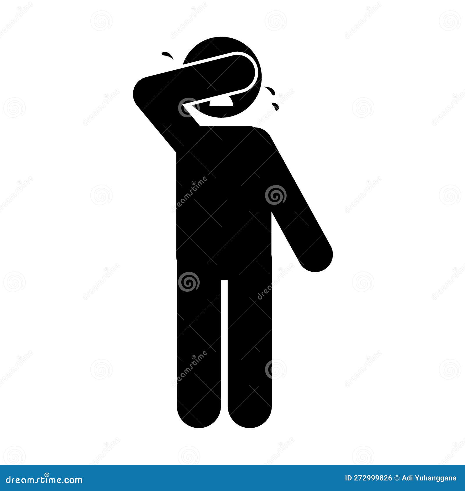 Man Crying Silhouette