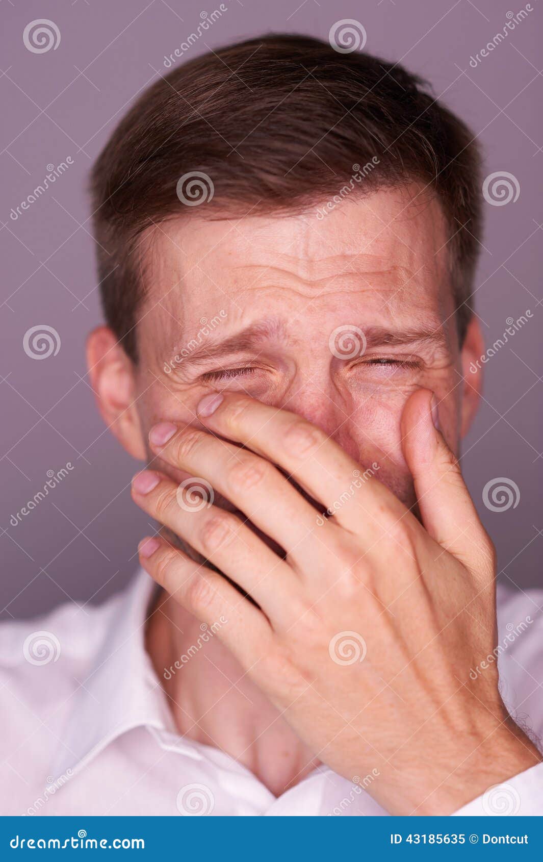 Man Crying Stock Photo - Image: 43185635