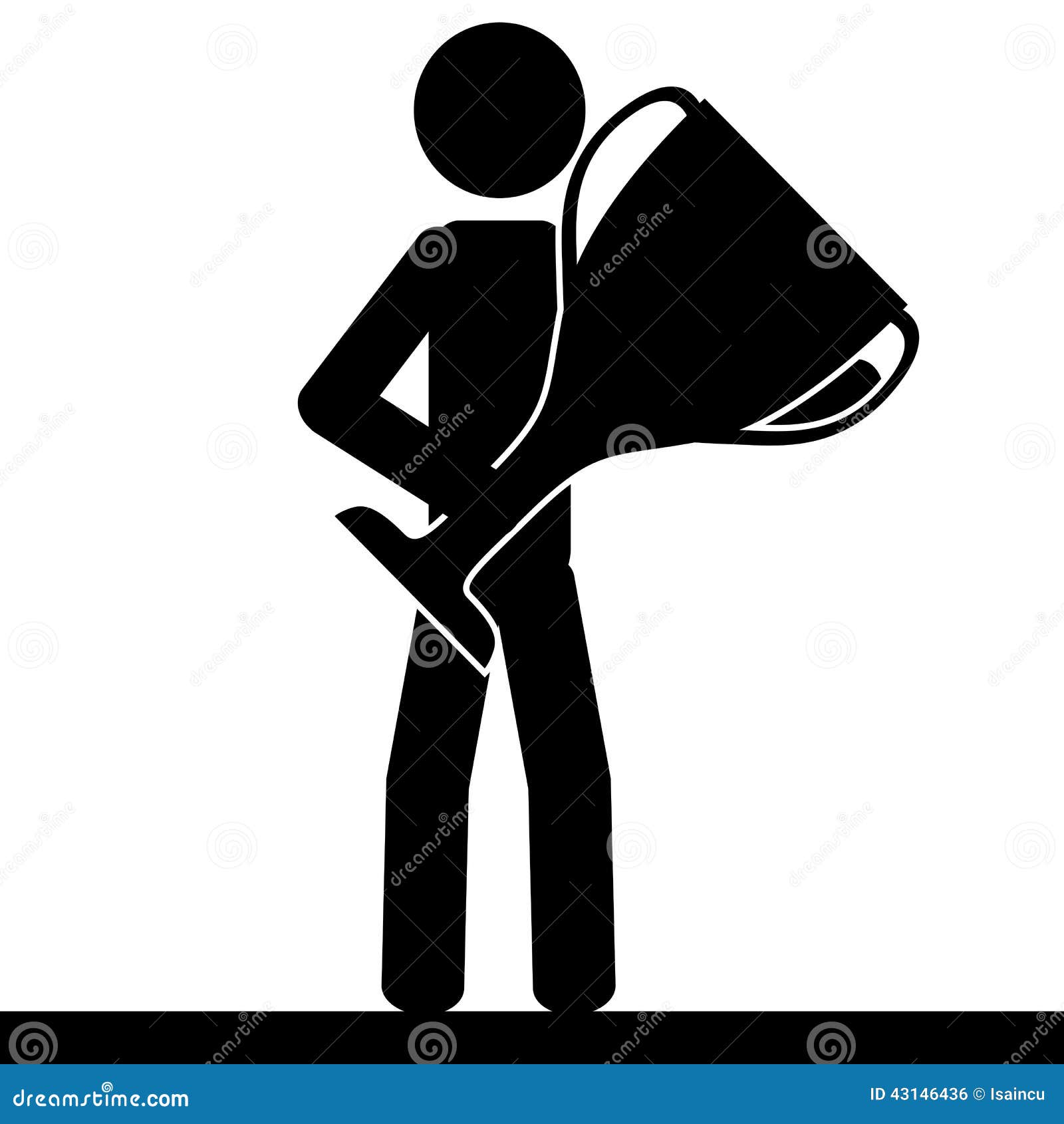 Man with cup stock vector. Illustration of businessman - 43146436