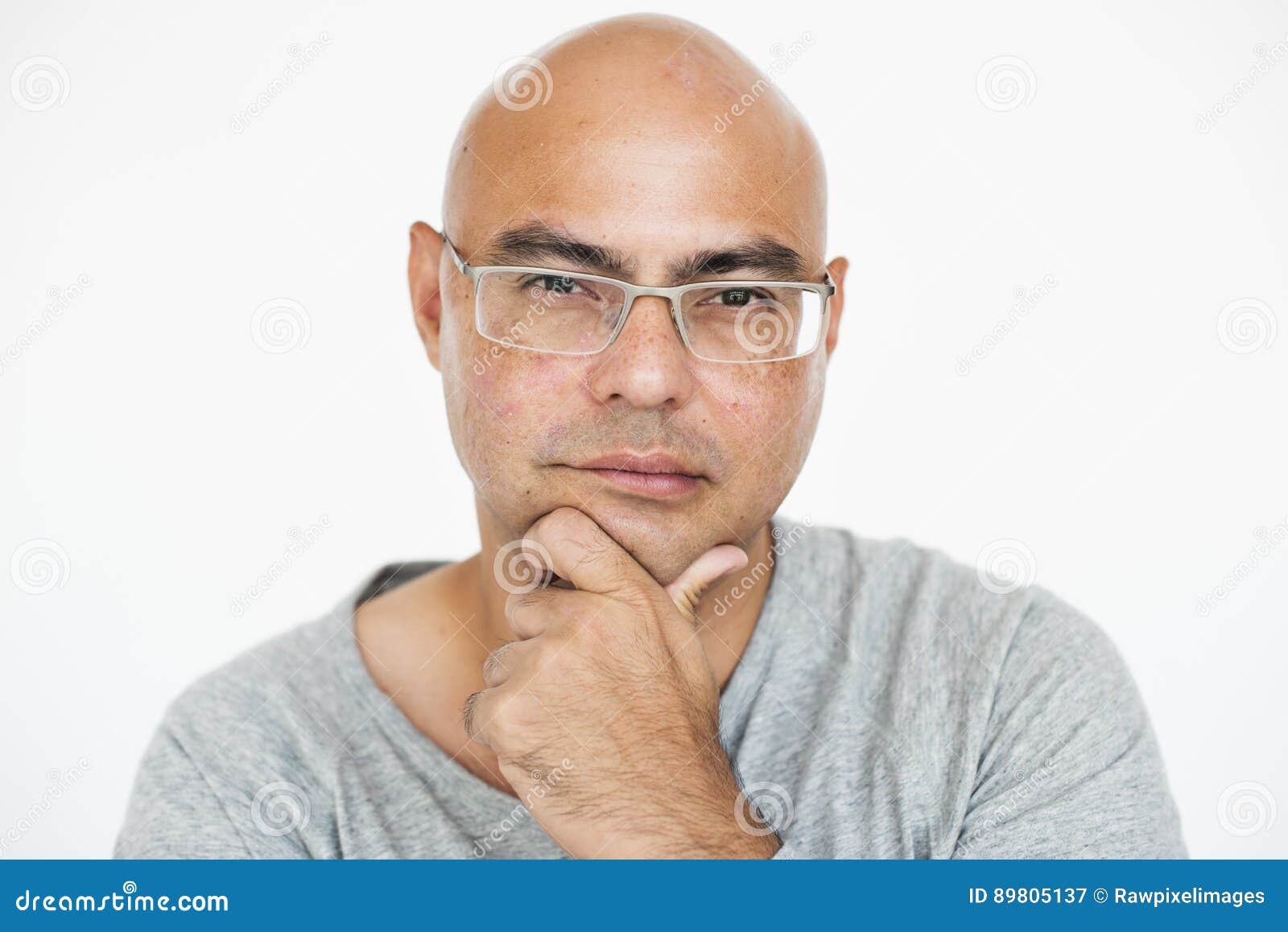 Man Curious Thinking Portrait Photography Concept Stock Image - Image ...